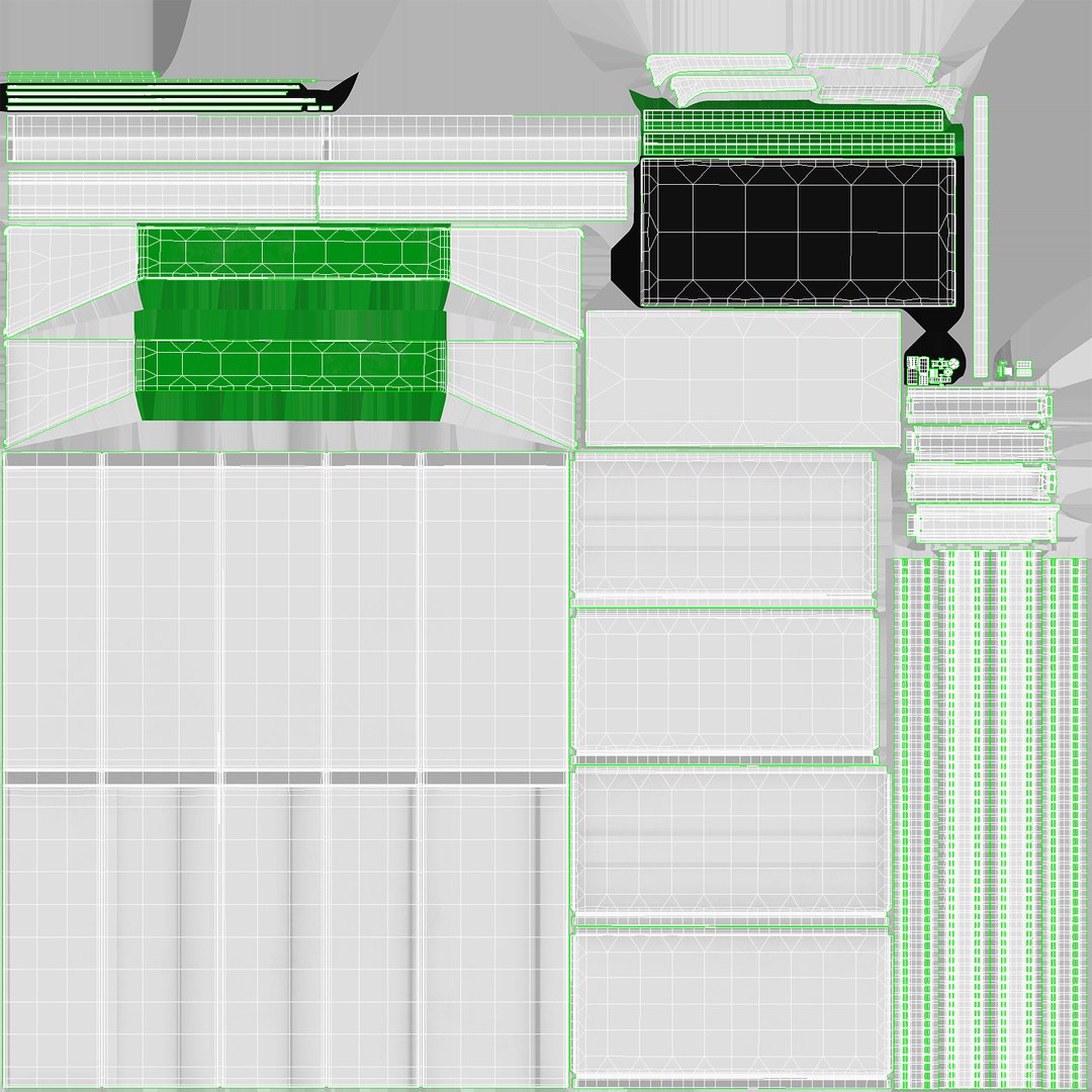 Metal grocery unit fruits 3D model - TurboSquid 1468280