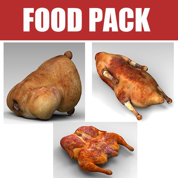 family meal celebrate 3d max