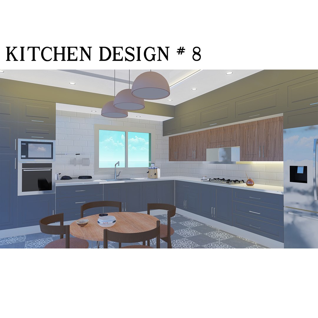 KITCHEN DESIGN 3D Model - TurboSquid 2015783