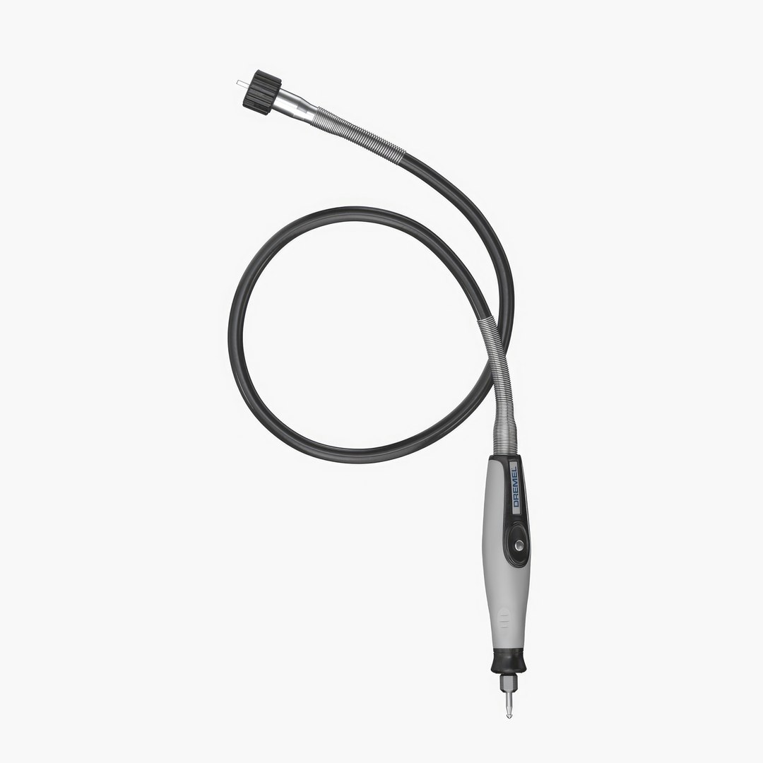 Dremel Flex Shaft Rotary Tool Attachment With Comfort Grip 3D ...