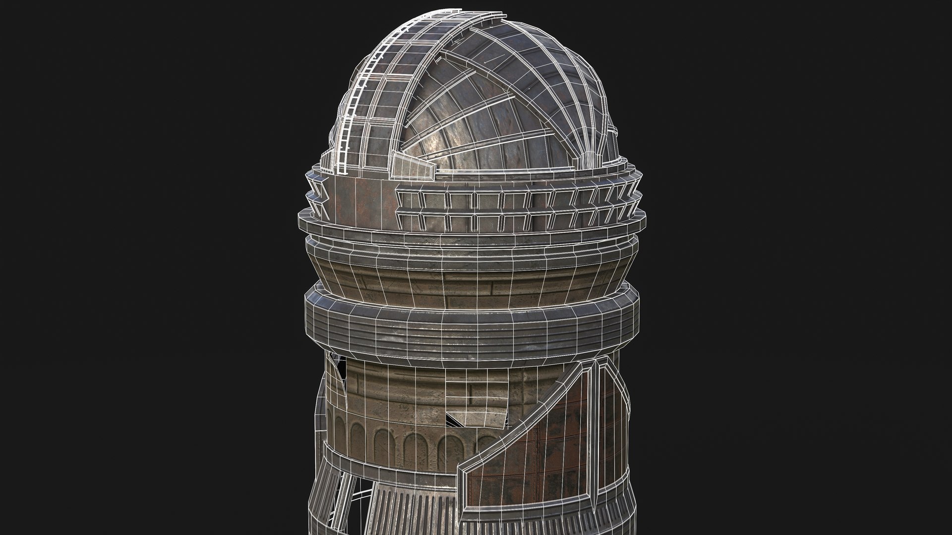 Apocalypse Observatory 3D Model - TurboSquid 2159681