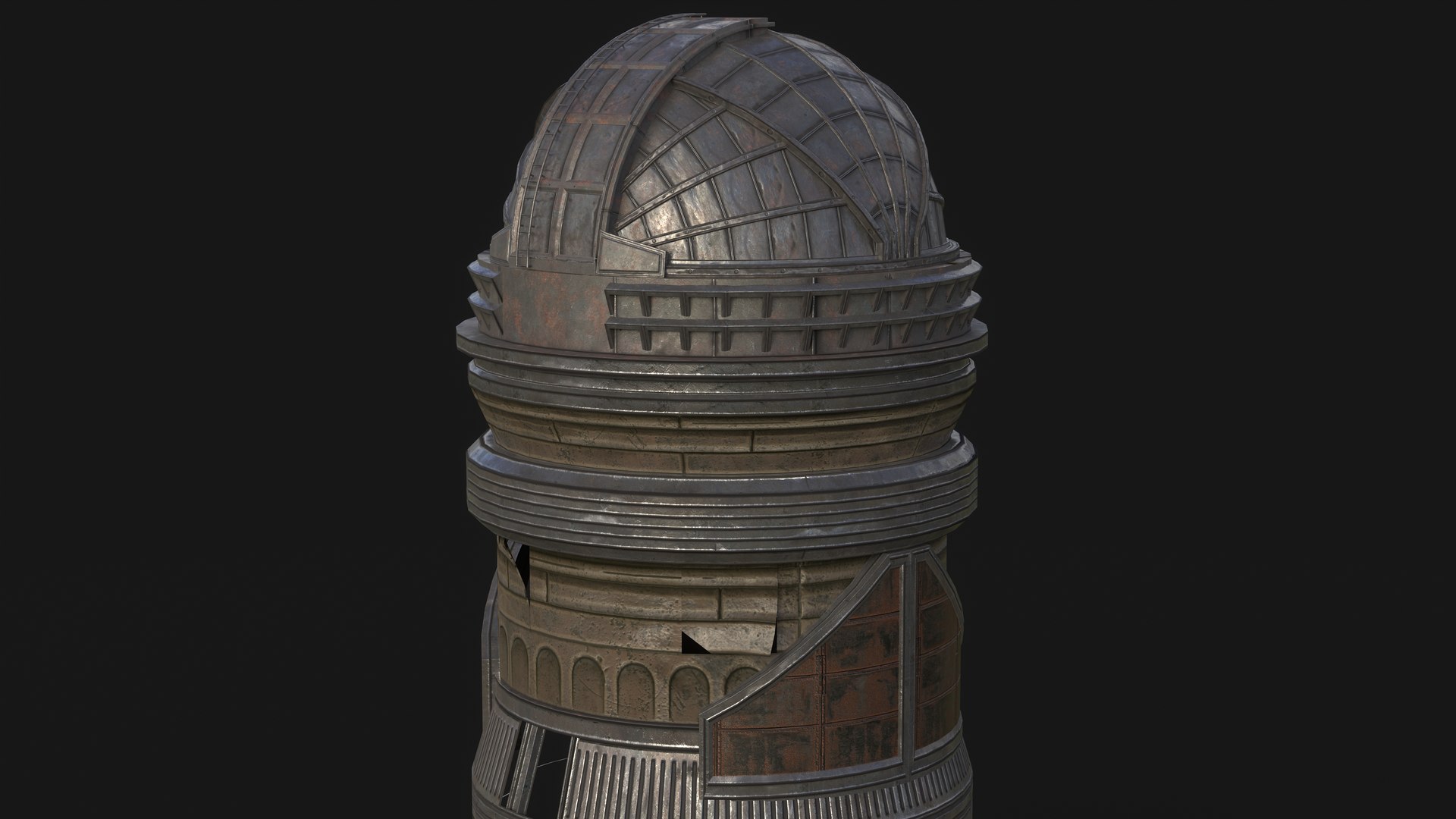 Apocalypse Observatory 3D Model - TurboSquid 2159681