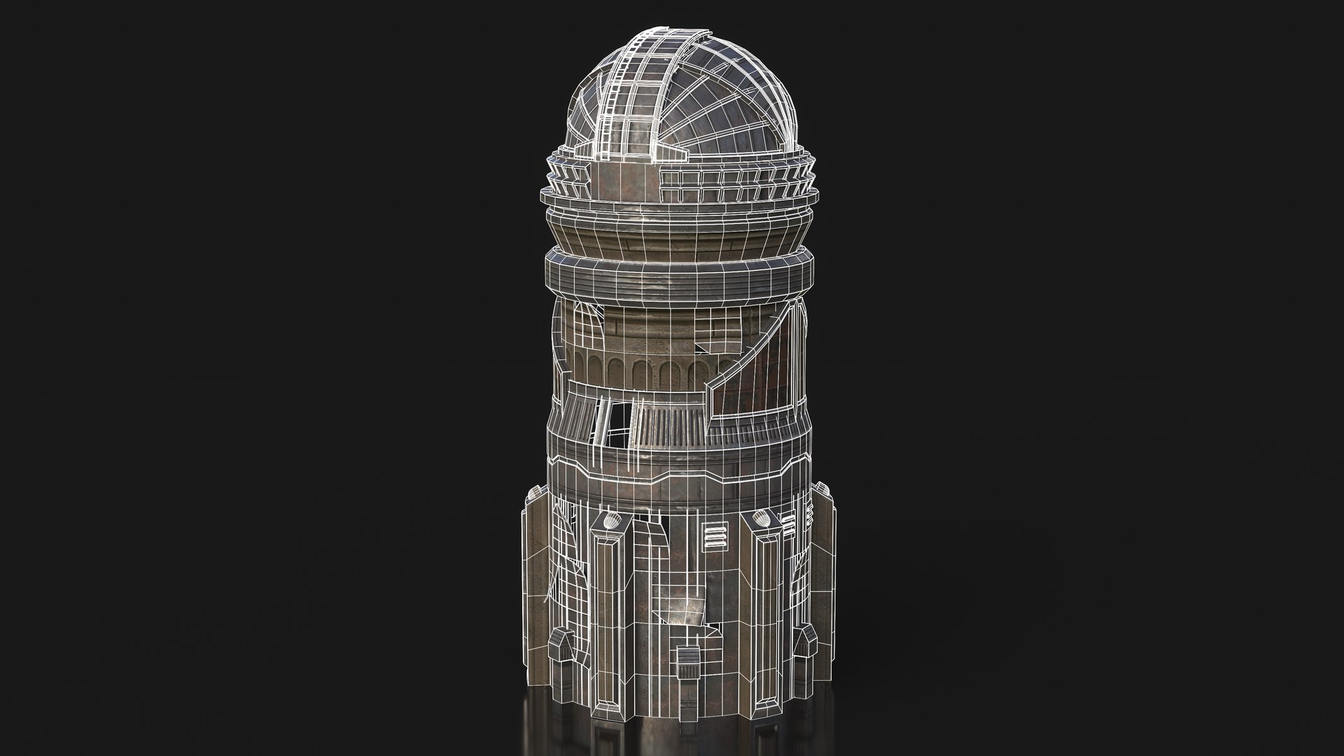 Apocalypse Observatory 3D Model - TurboSquid 2159681