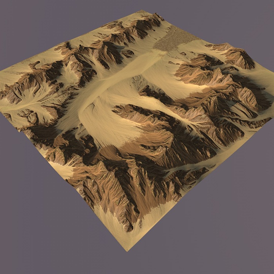 3d Model Mountain Games Maps
