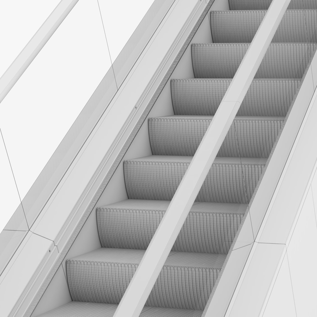 3D Escalator Kone Travelmaster - TurboSquid 1680080