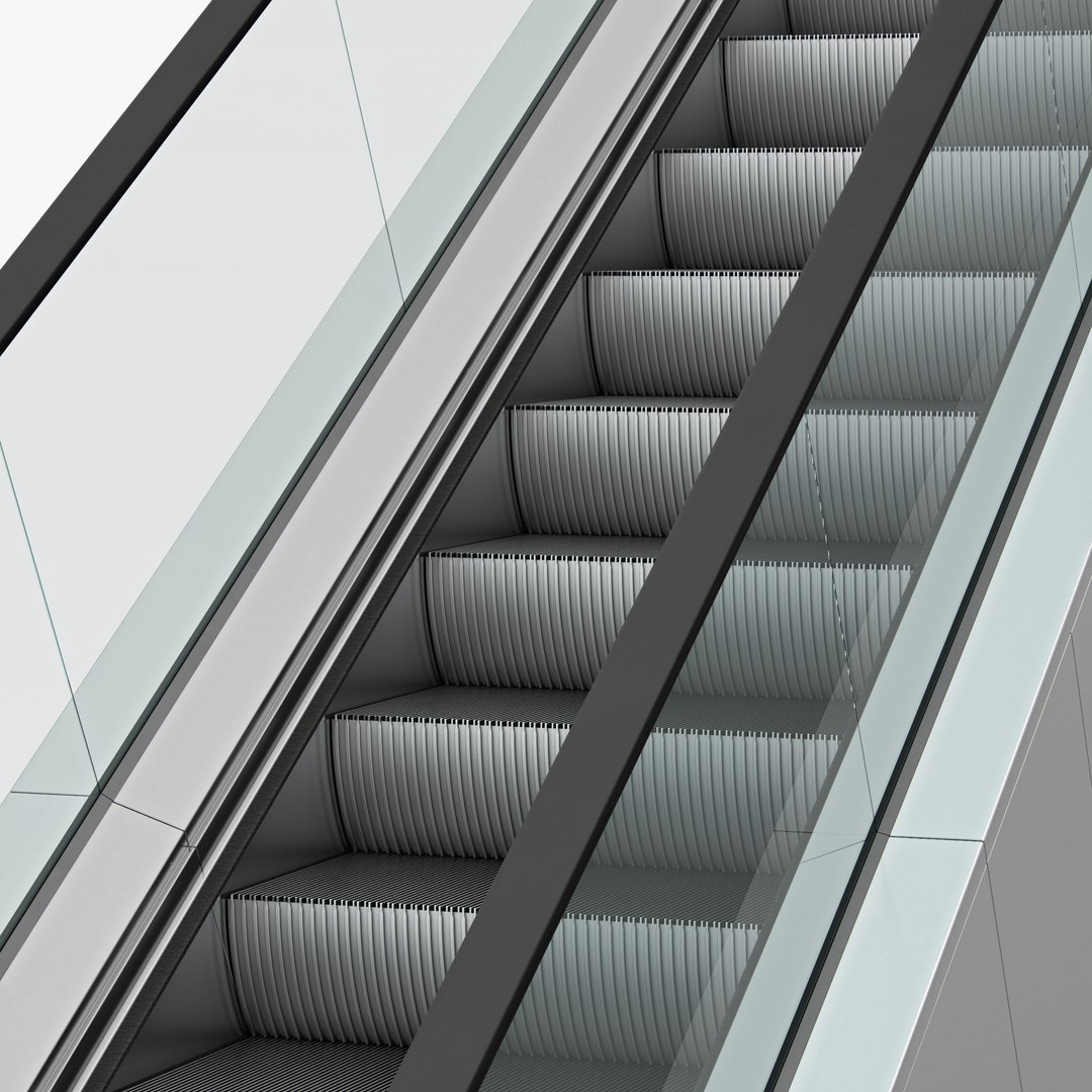 3D Escalator Kone Travelmaster - TurboSquid 1680080