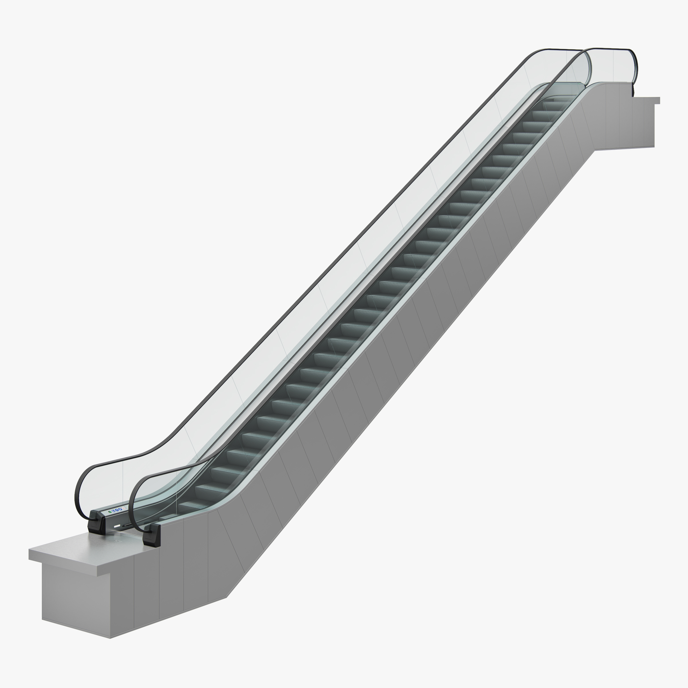3D escalator kone travelmaster - TurboSquid 1680080