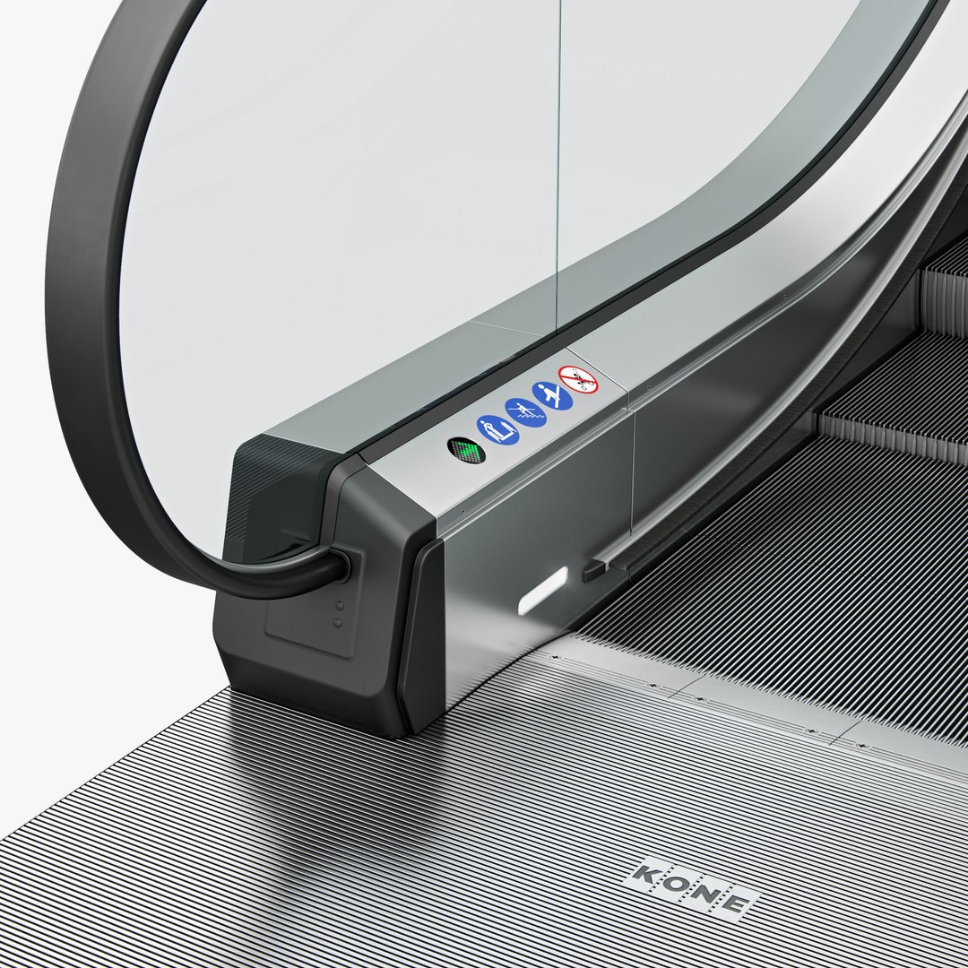 3D Escalator Kone Travelmaster - TurboSquid 1680080