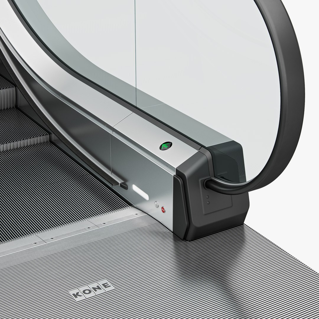 3D Escalator Kone Travelmaster - TurboSquid 1680080