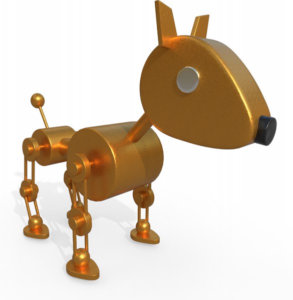modelo 3d Perro robot - TurboSquid 1505094