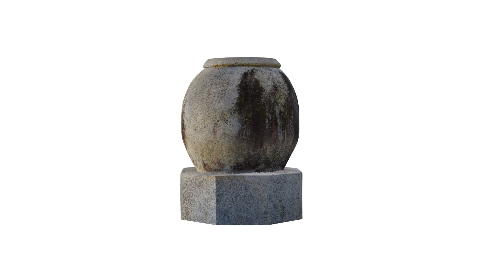 3D Korean Traditional Jar Statue Model - TurboSquid 1842279