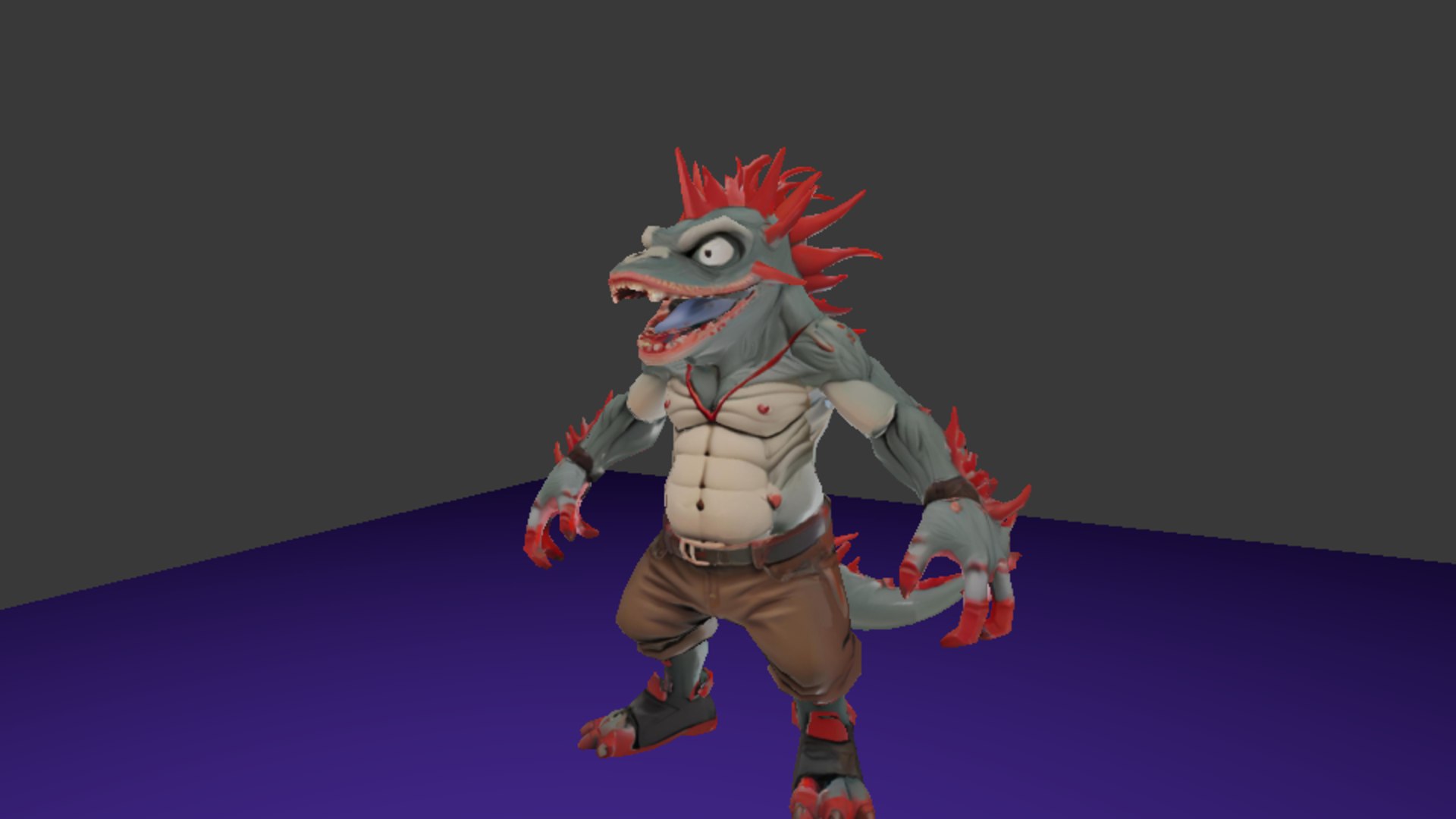 3D Mythical Carnivorous Beast Model - TurboSquid 2407933