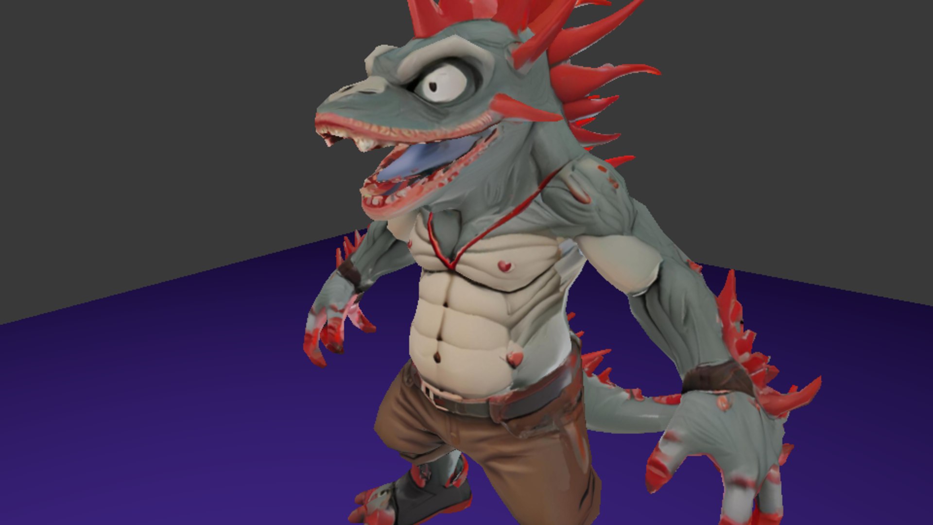 3D Mythical Carnivorous Beast Model - TurboSquid 2407933