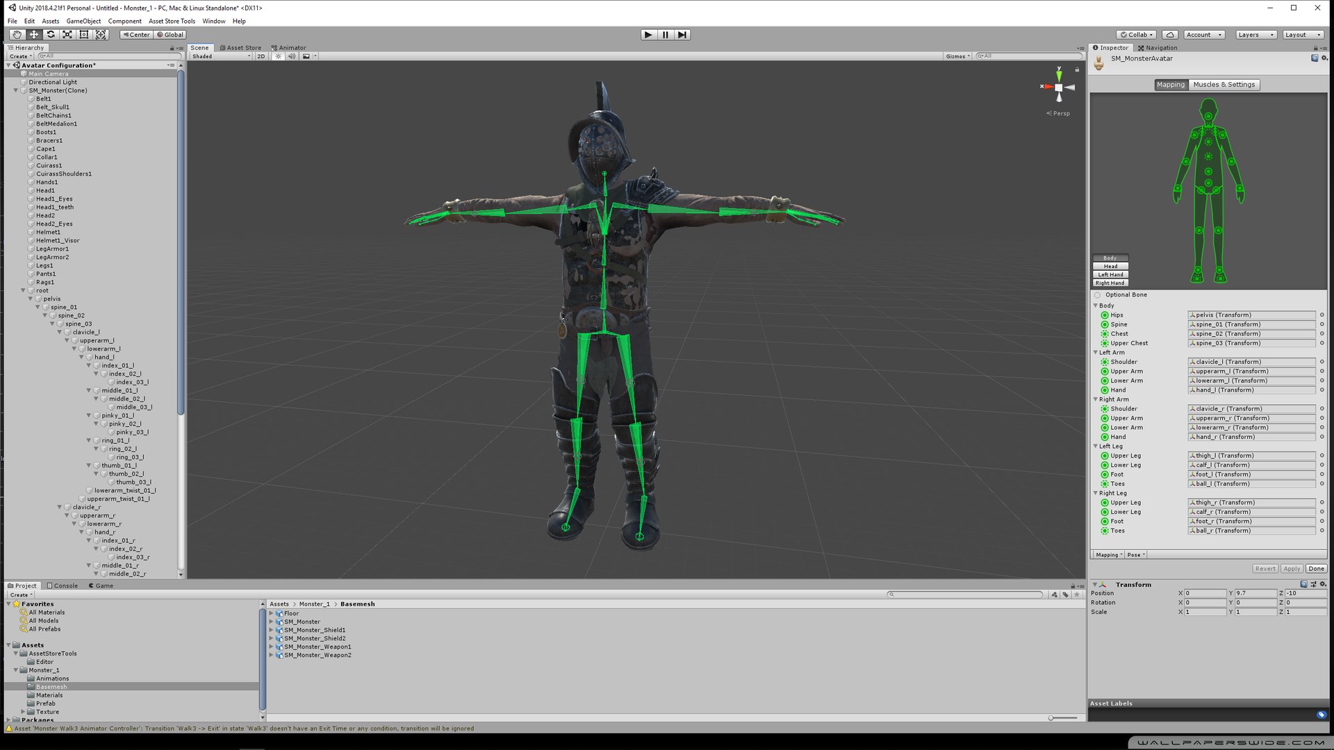 3D character monster - TurboSquid 1690485
