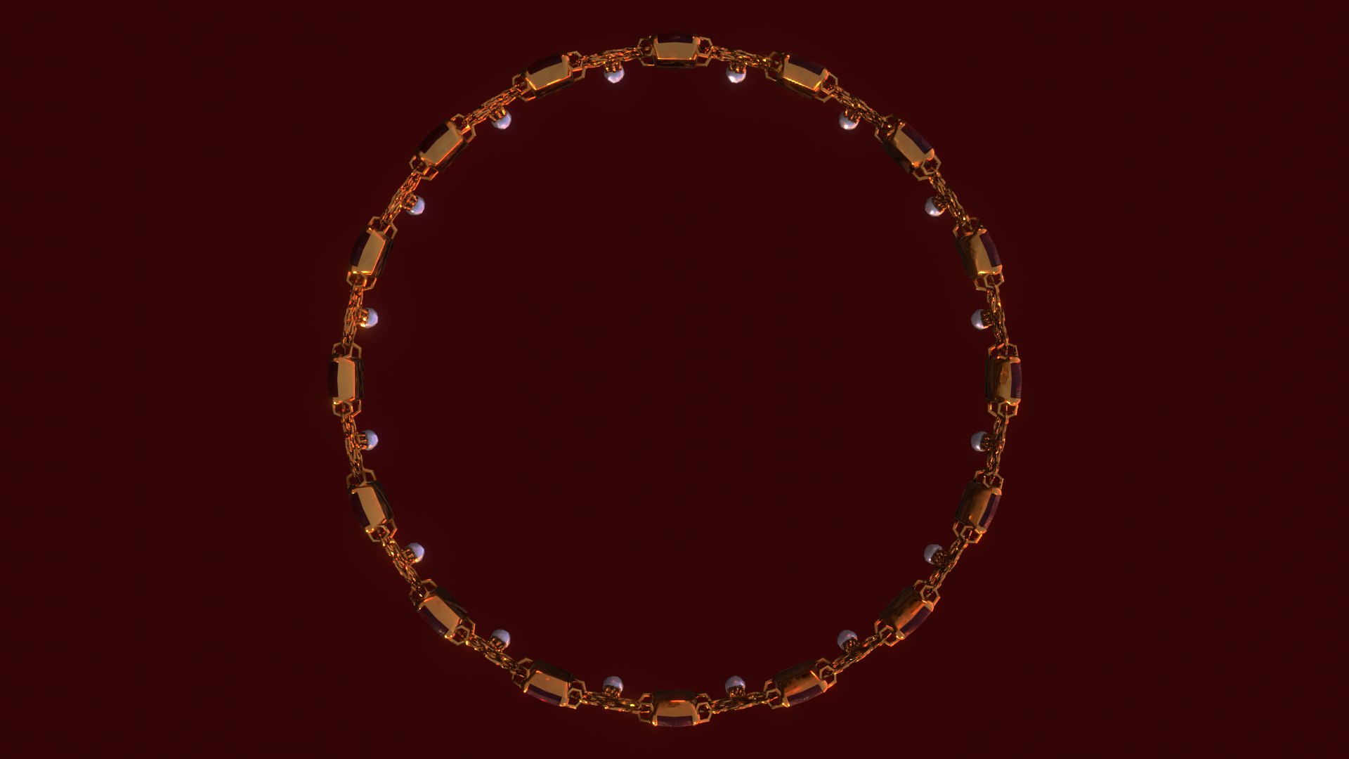 3D Ruby Choker - TurboSquid 1948909