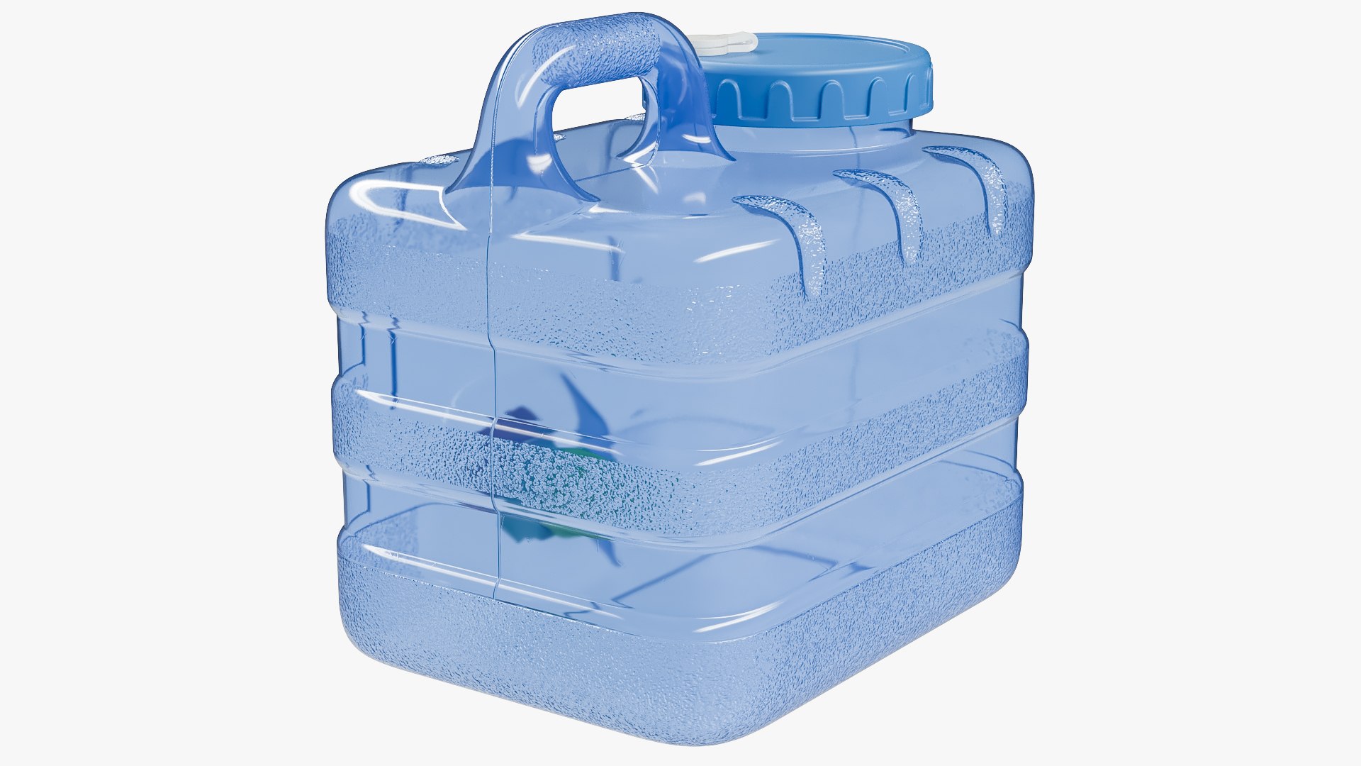 3D Square Water Containers Model - TurboSquid 2013615