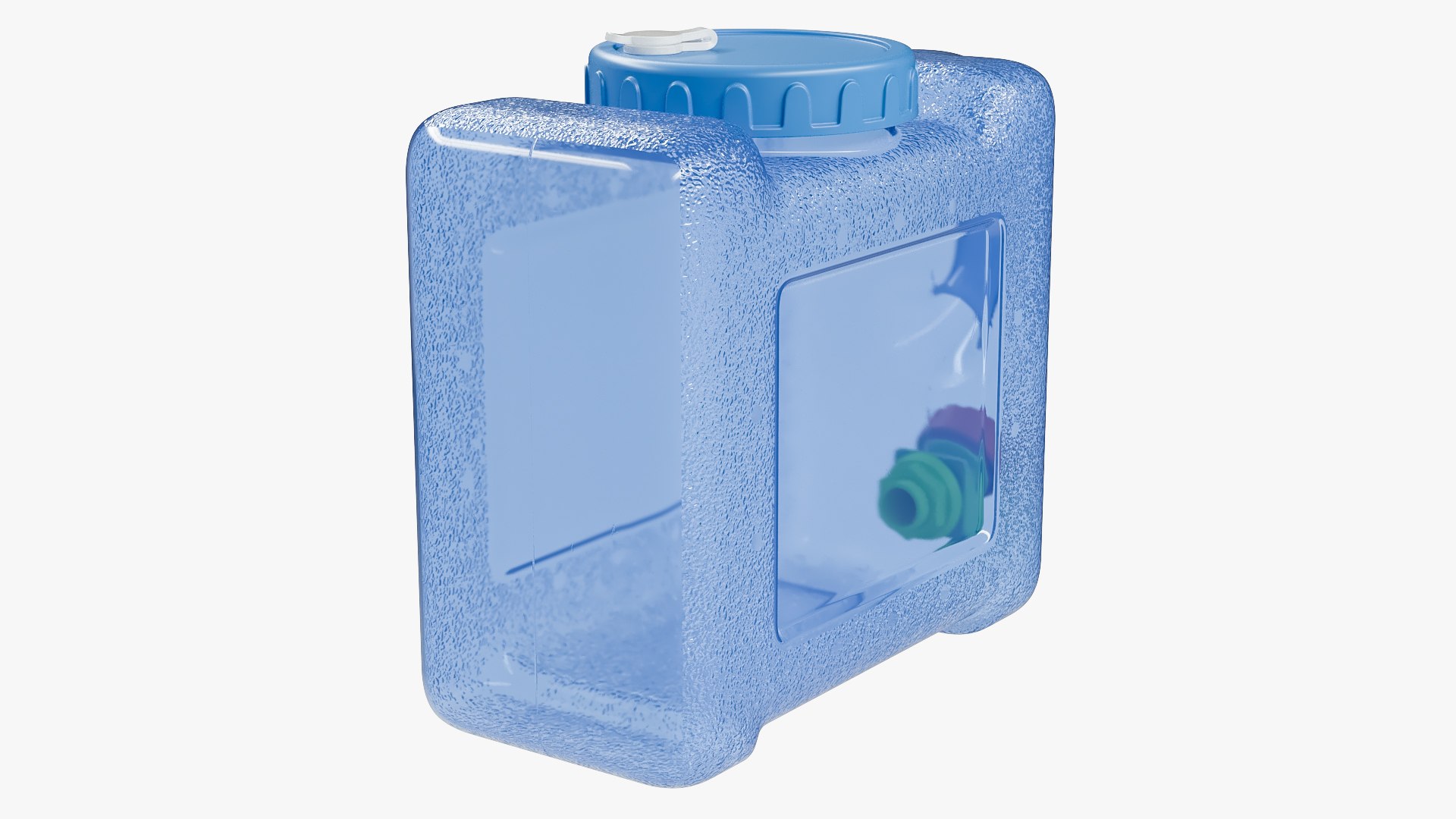 3D Square Water Containers Model - TurboSquid 2013615
