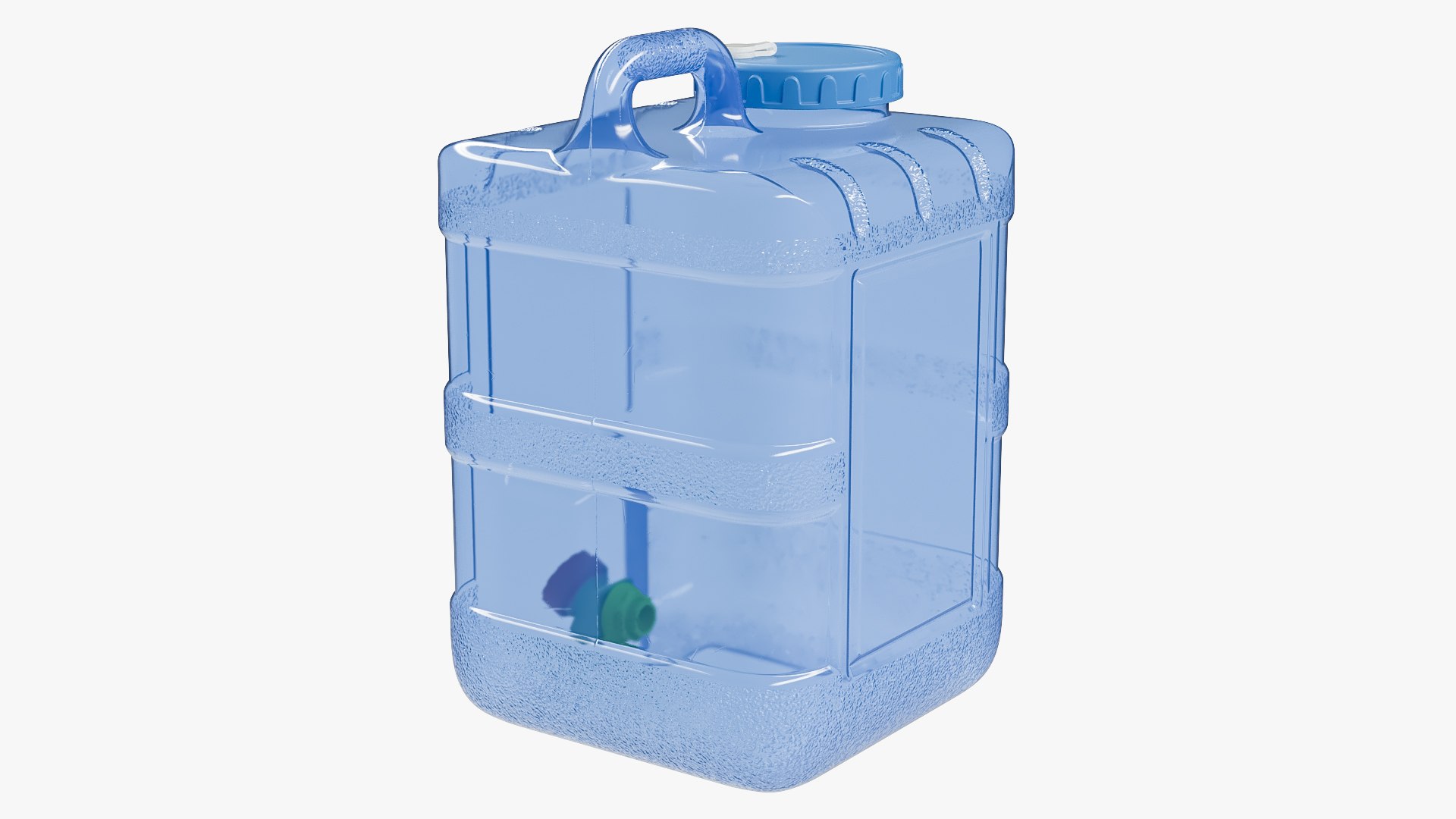 3D Square Water Containers Model - TurboSquid 2013615
