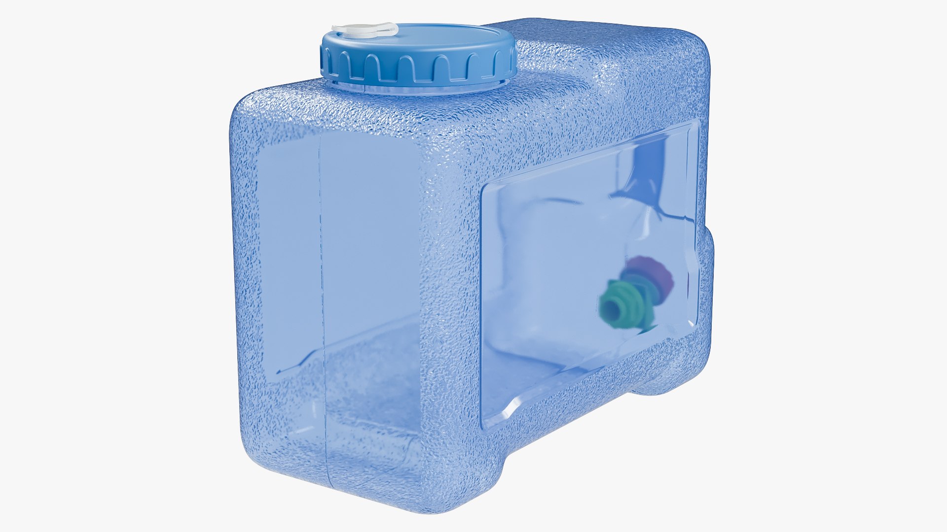 3D Square Water Containers Model - TurboSquid 2013615