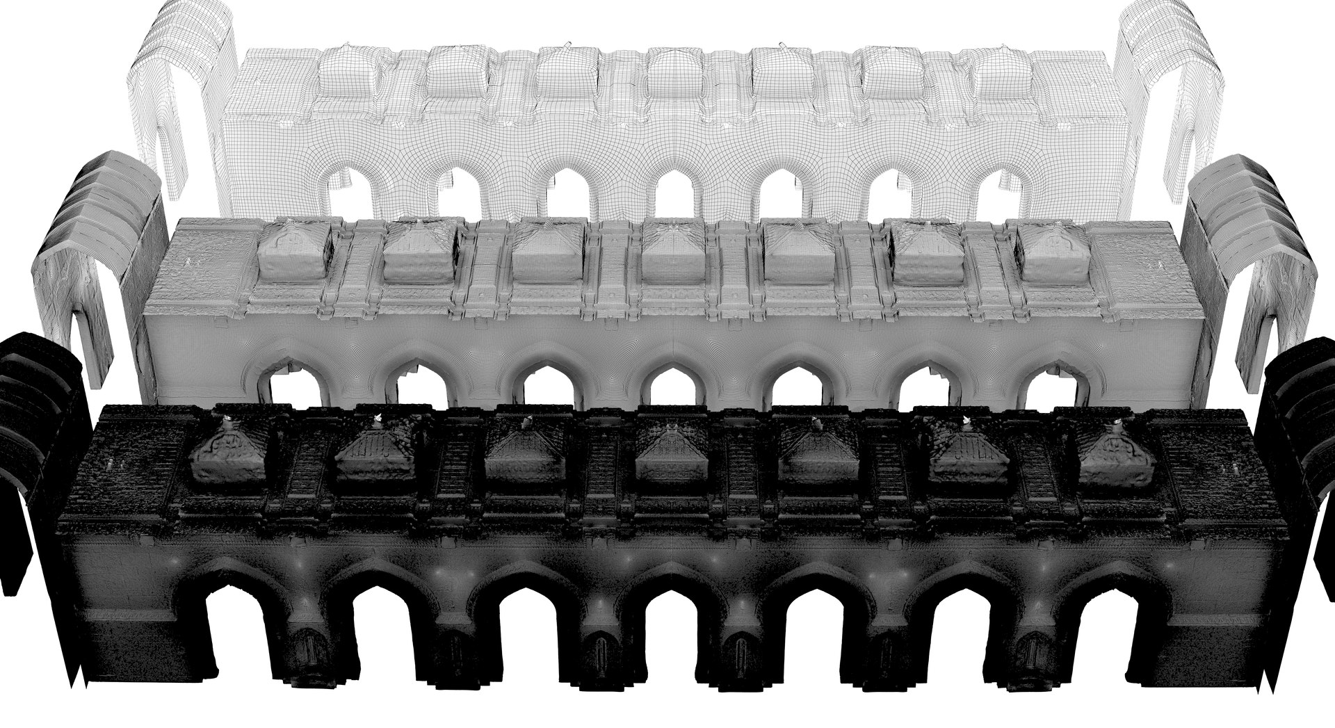 3D Oman Mosque Corridor Model - TurboSquid 2203340