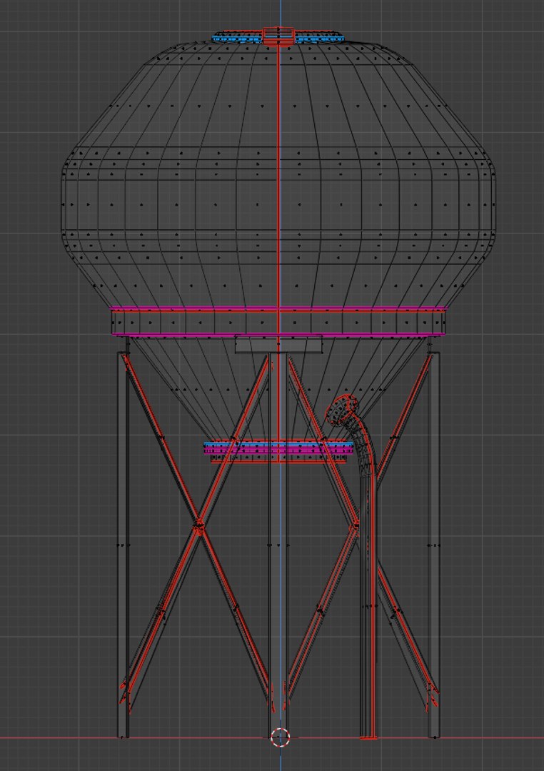 3D tower silo - TurboSquid 1622471