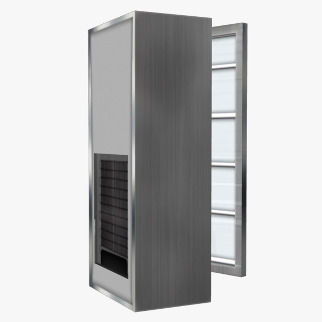 3d Modern Refrigerator Model