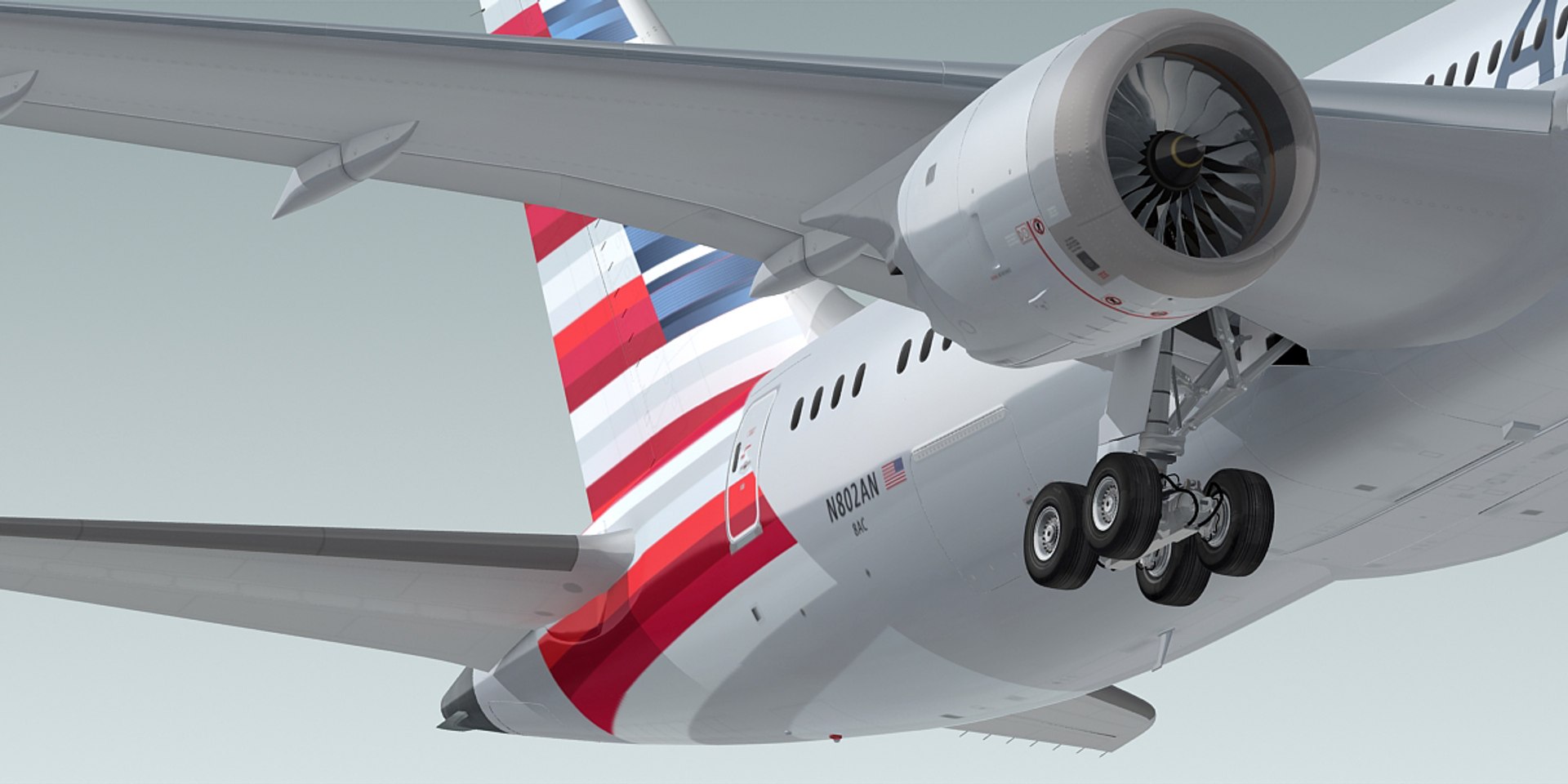 Max Boeing 787-8 Dreamliner Plane