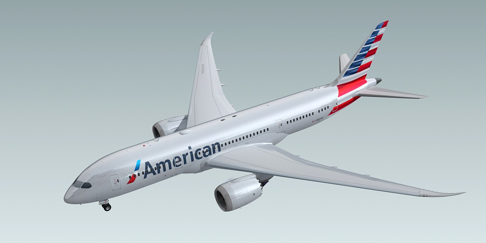 Max Boeing 787-8 Dreamliner Plane