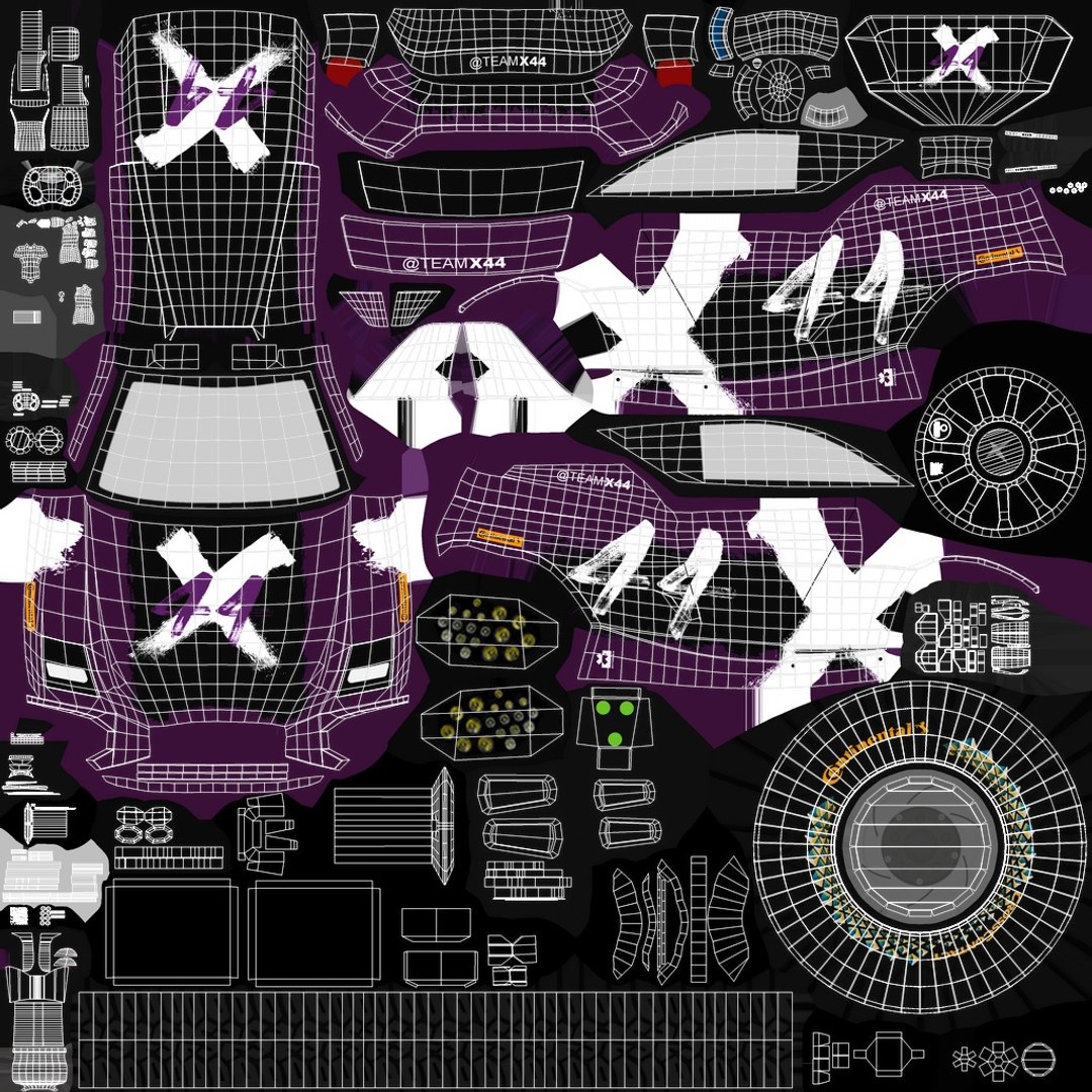 Team x44 pre season model - TurboSquid 1628329