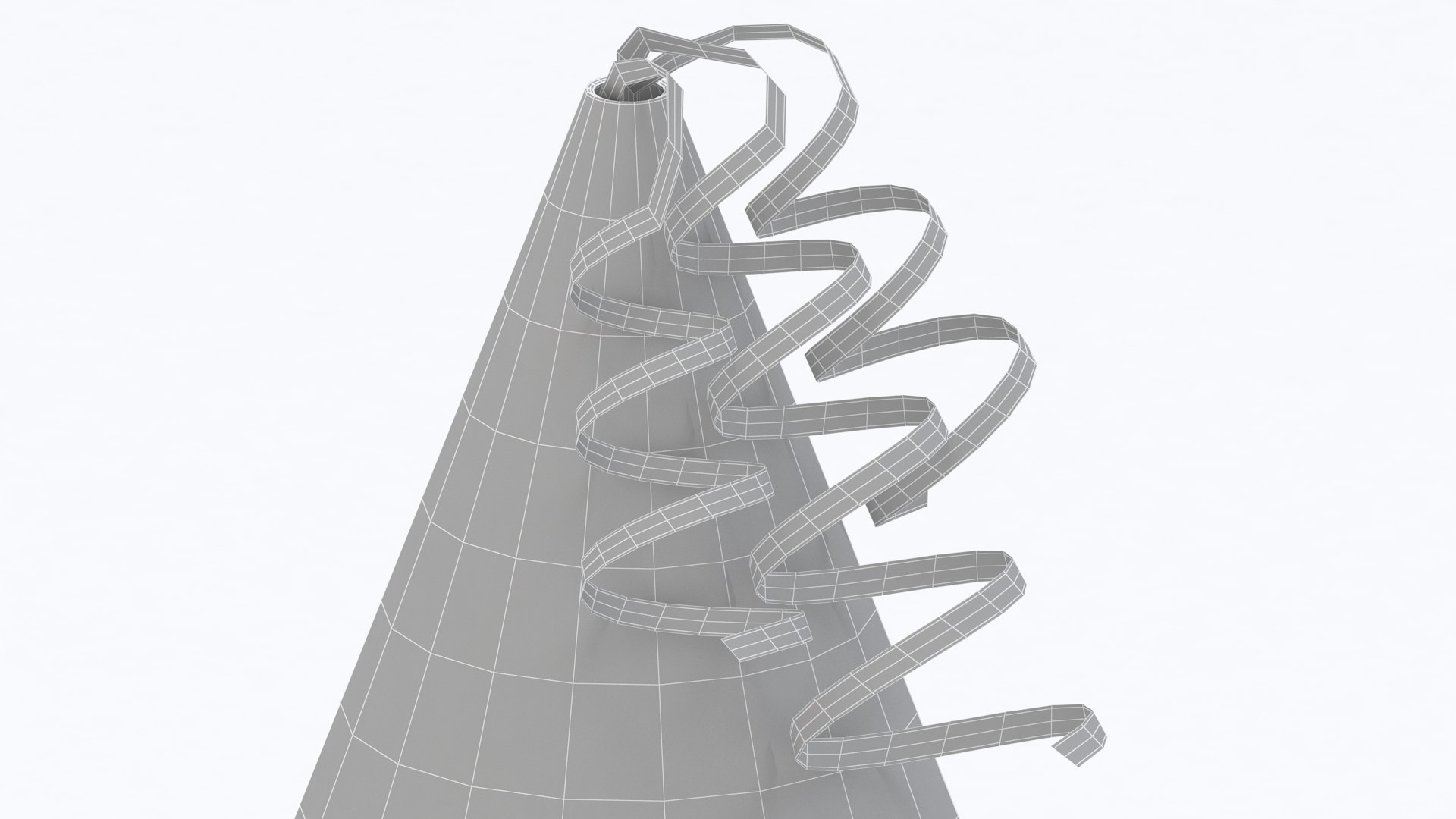 3D Party Hat Red 01 Model - TurboSquid 2192770