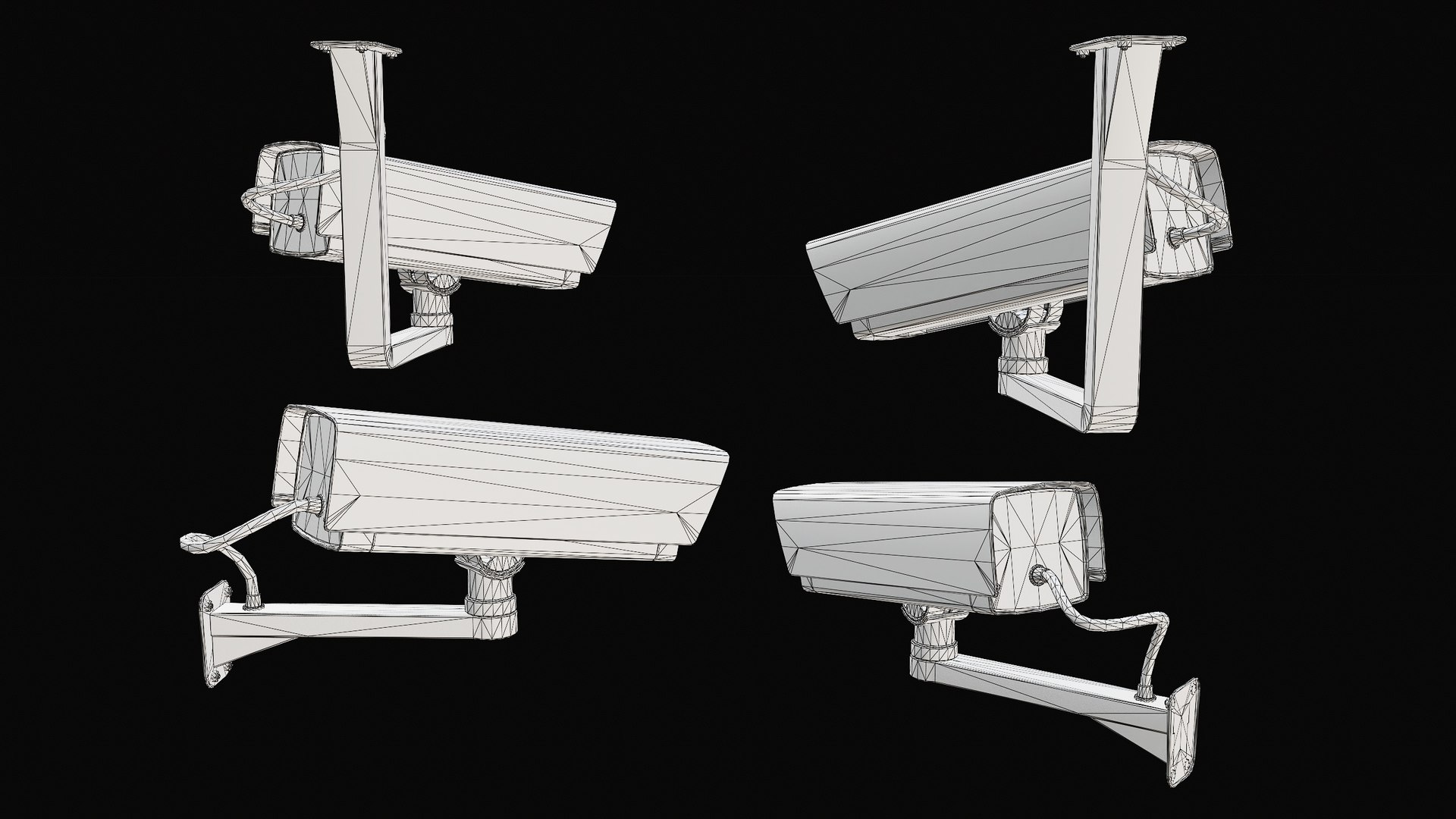 Security Cameras - PBR Game Ready 3D Model - TurboSquid 2135167