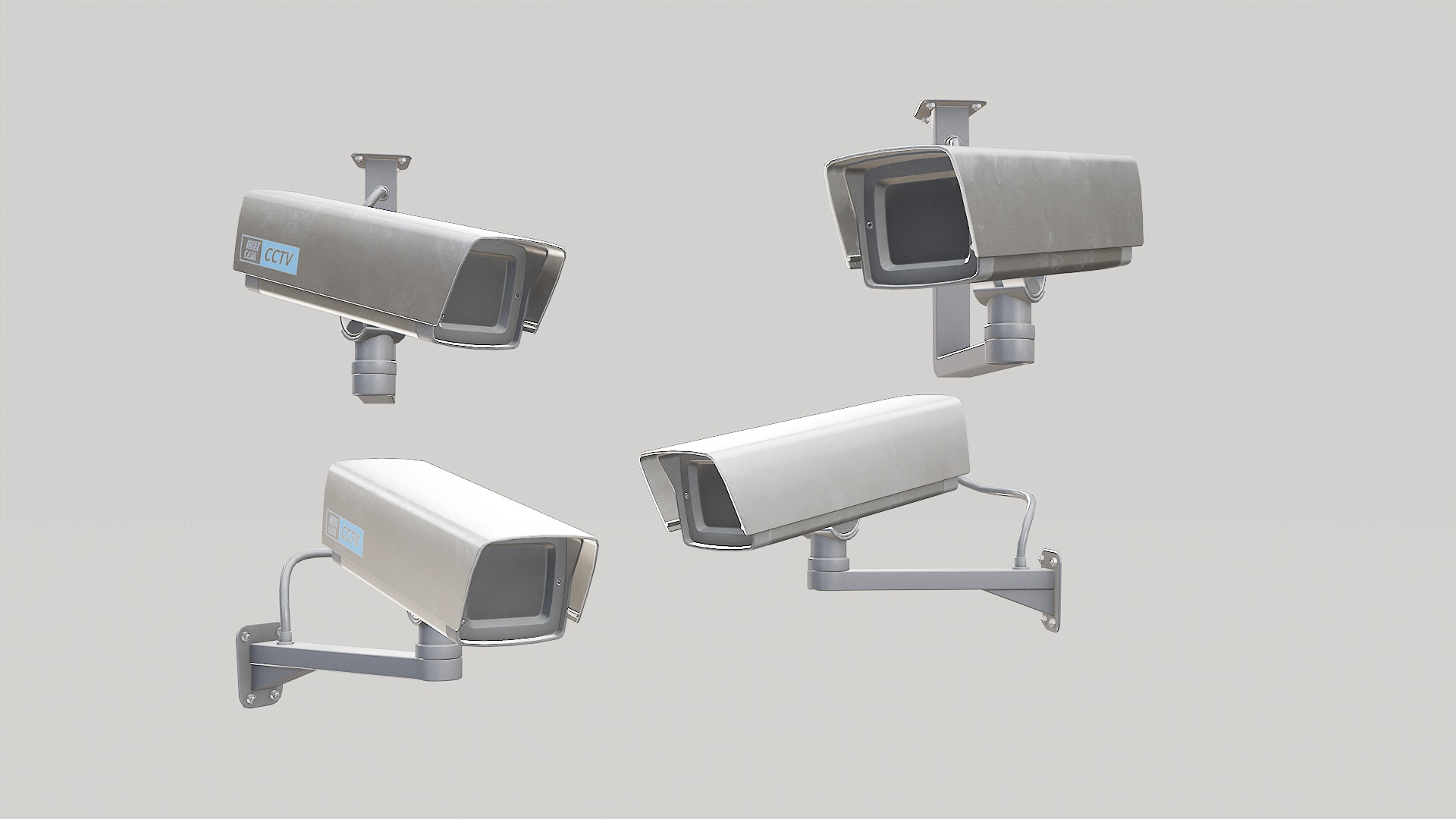 Security Cameras - PBR Game Ready 3D Model - TurboSquid 2135167