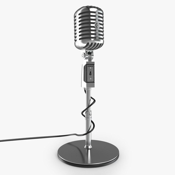 3d microphone mesh model