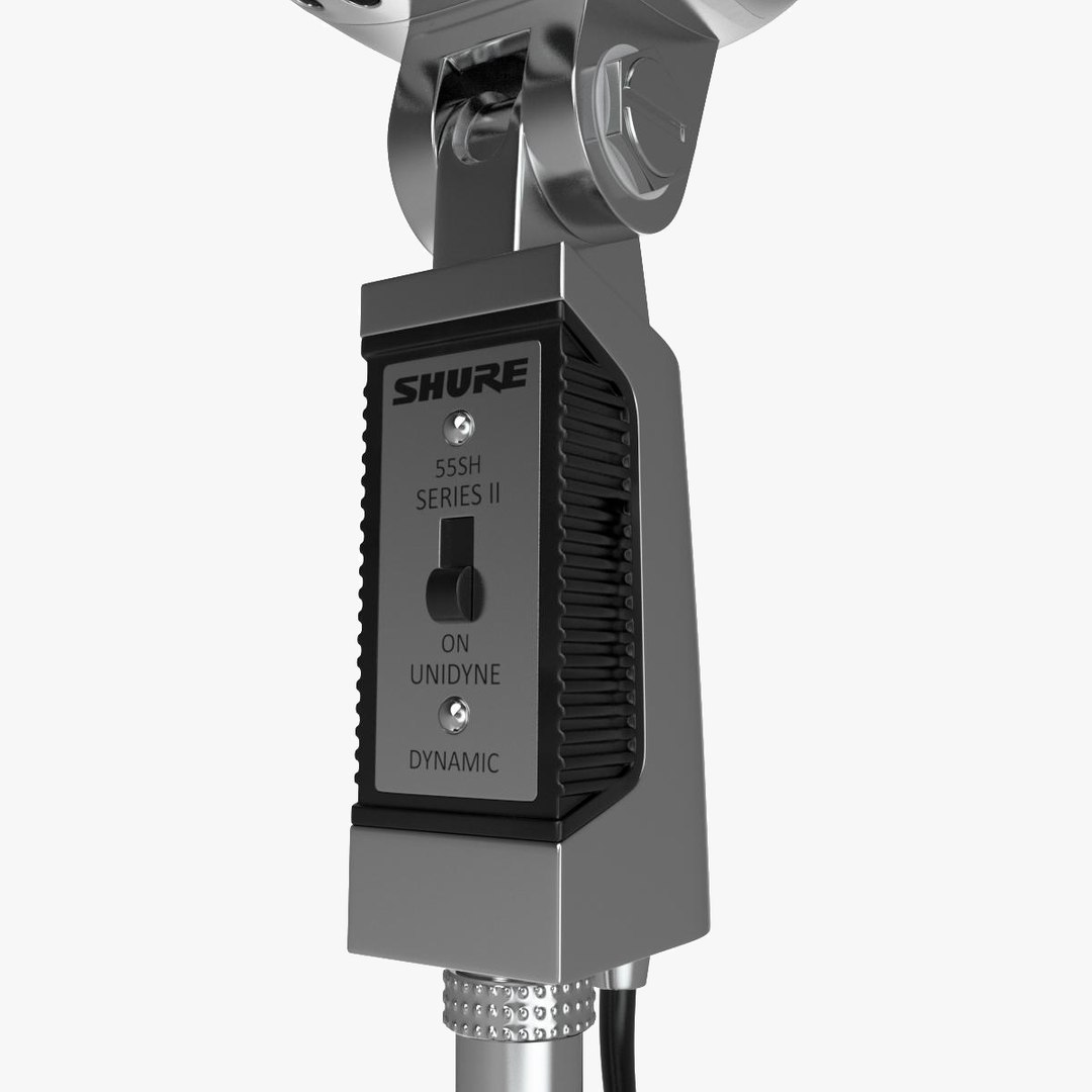 Retro Microphone 3d Model