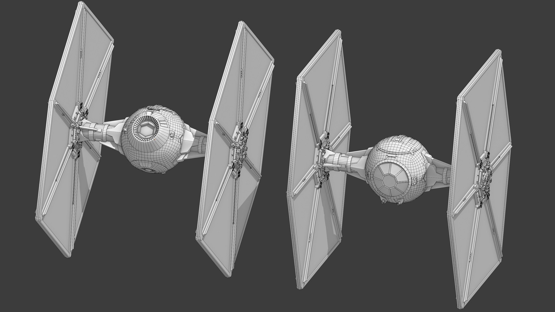 Tie Fighter Model - TurboSquid 1583620