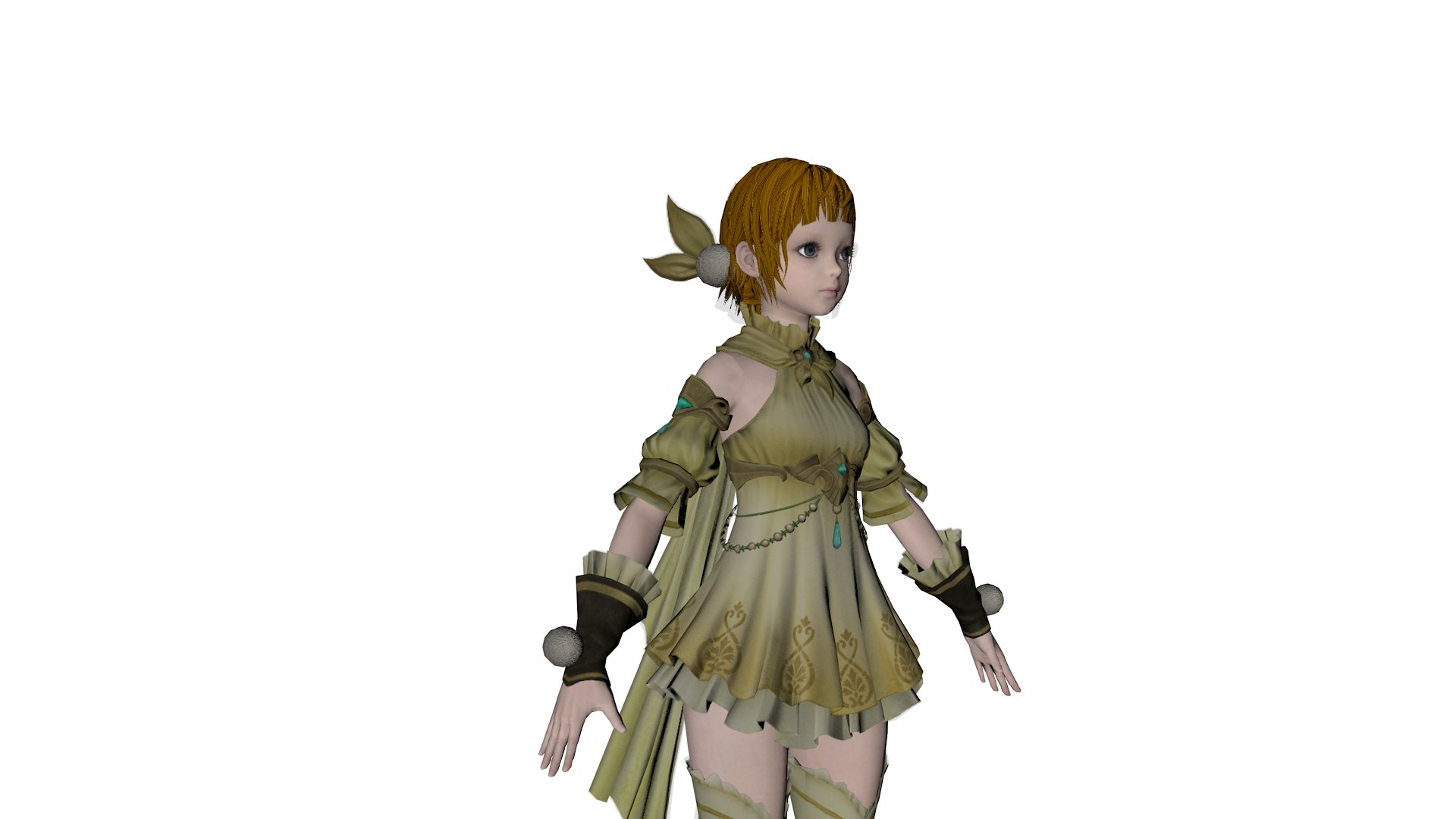 Stylized Fantasy Healer 3D Model - TurboSquid 2392637