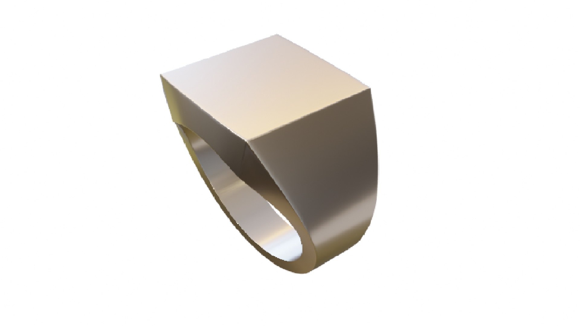 3D SIGNET RING SQUARE - TurboSquid 1782905