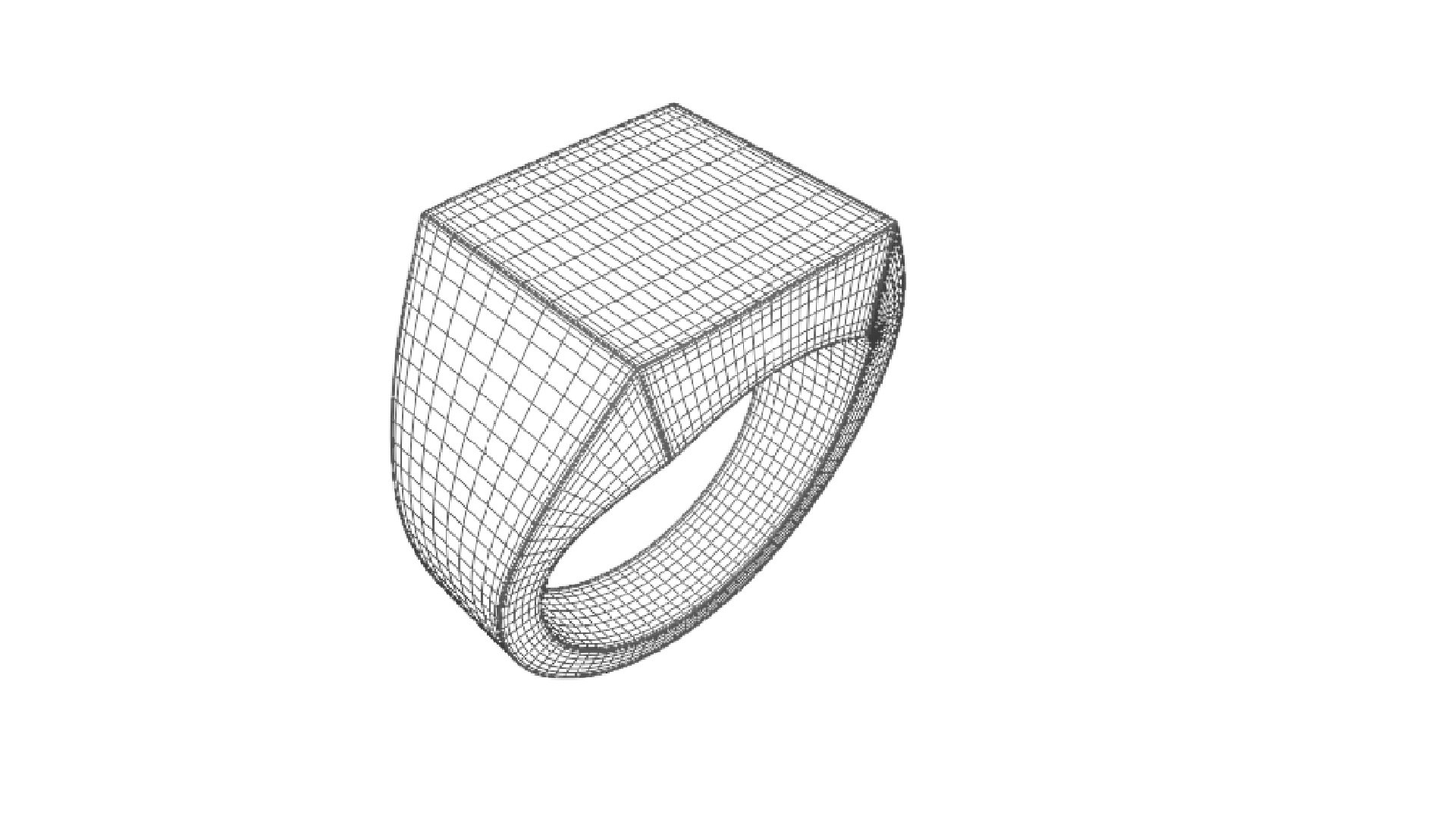 3D SIGNET RING SQUARE - TurboSquid 1782905