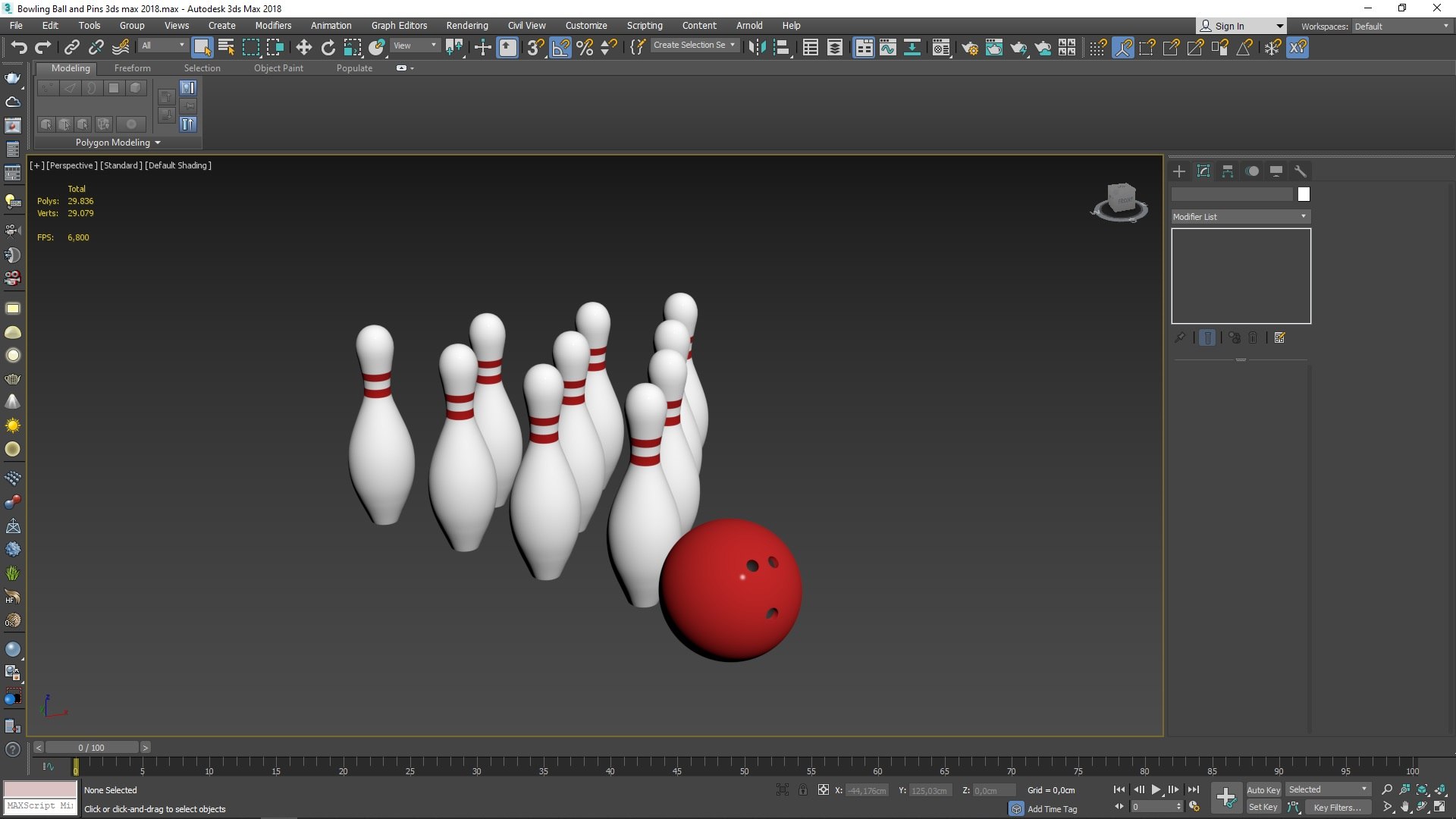 Bowling Ball And Ten Pins 3D - TurboSquid 1940636