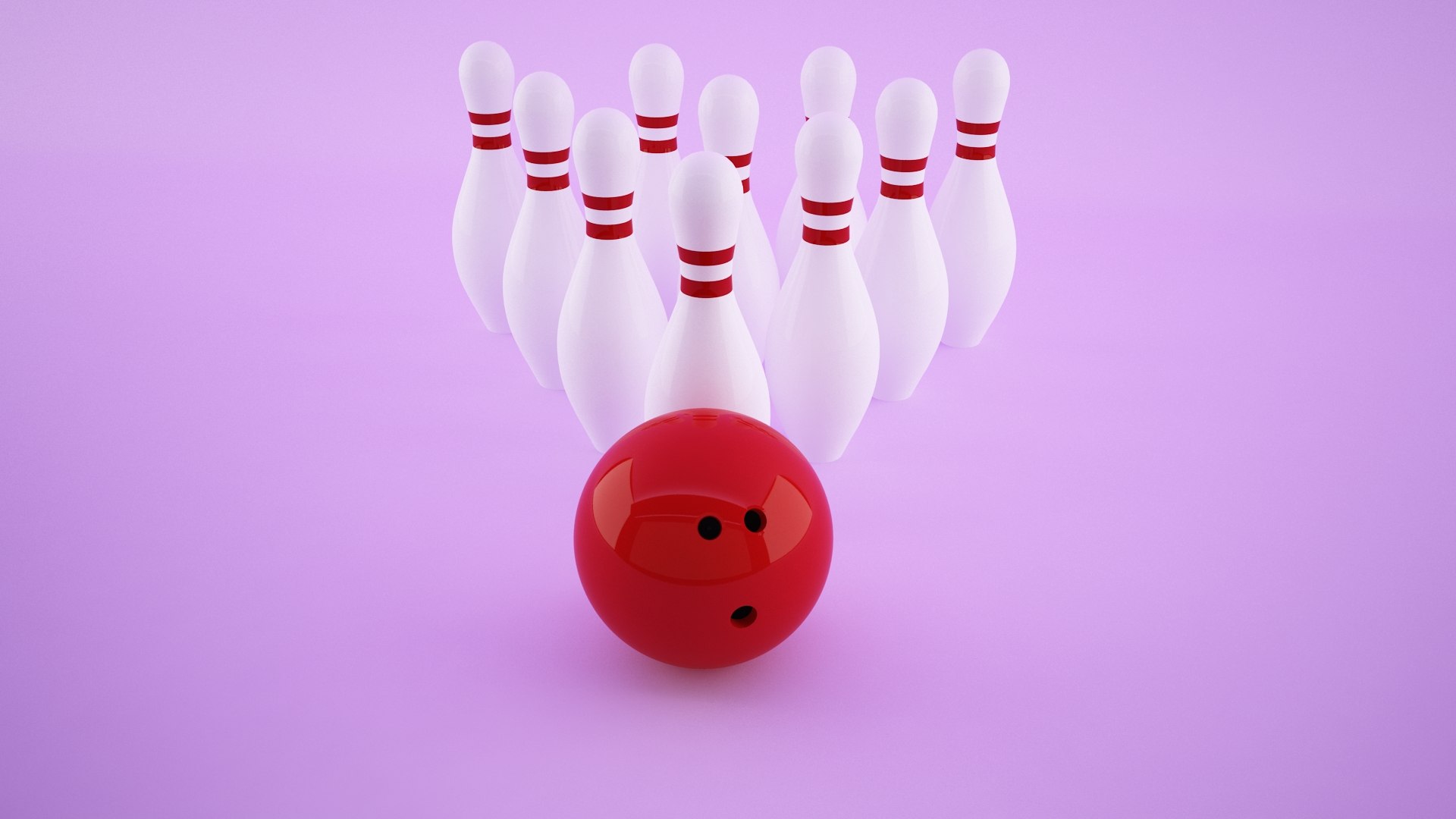 Bowling Ball And Ten Pins 3D - TurboSquid 1940636
