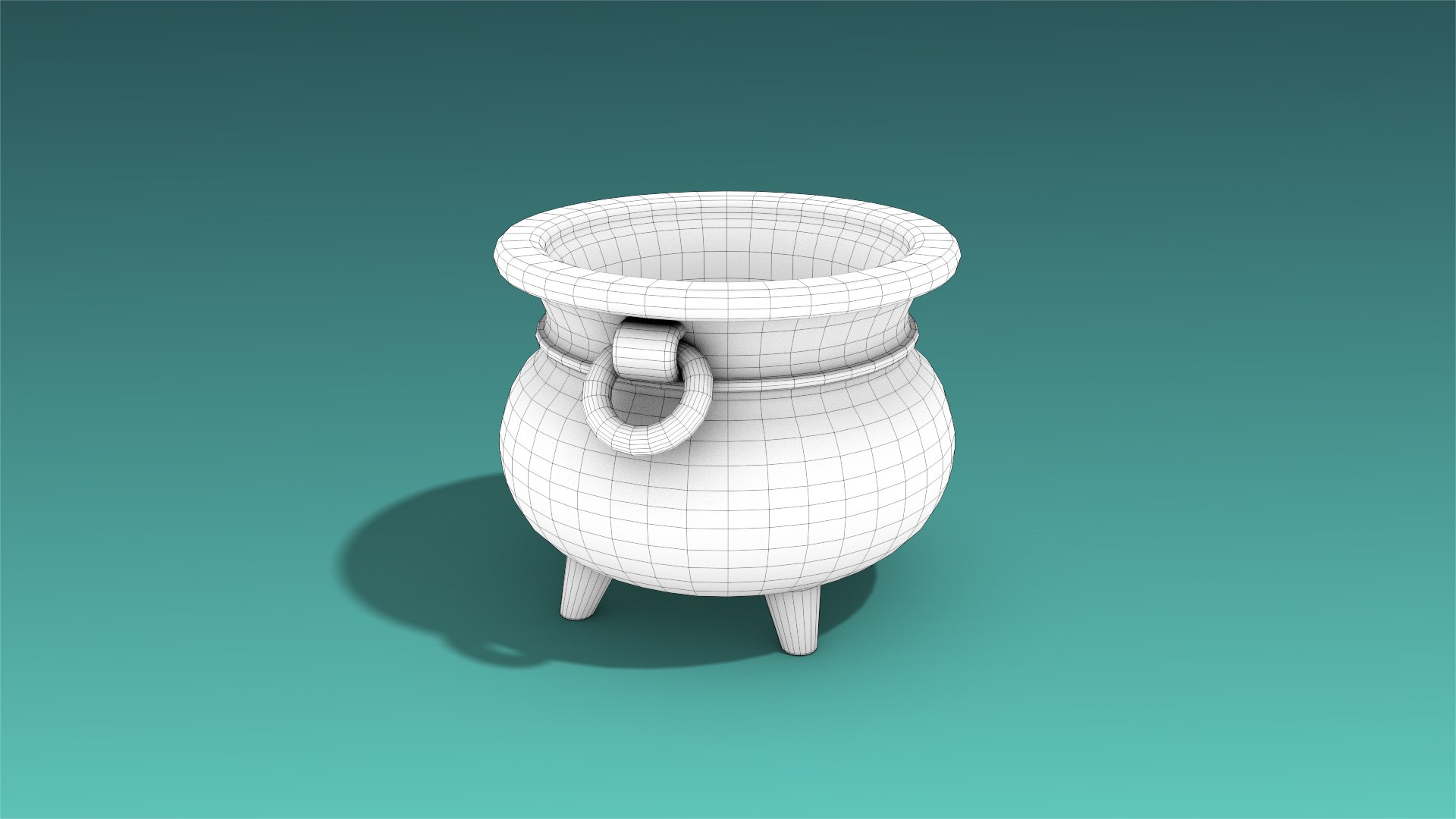 3D Low-poly Pot - TurboSquid 1658538