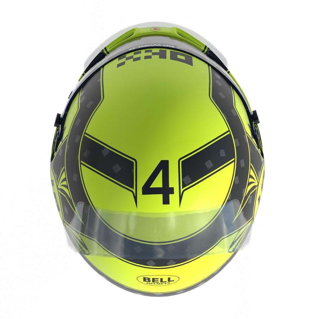 3D F1 Lando Norris Helmet 2023 - TurboSquid 2116355