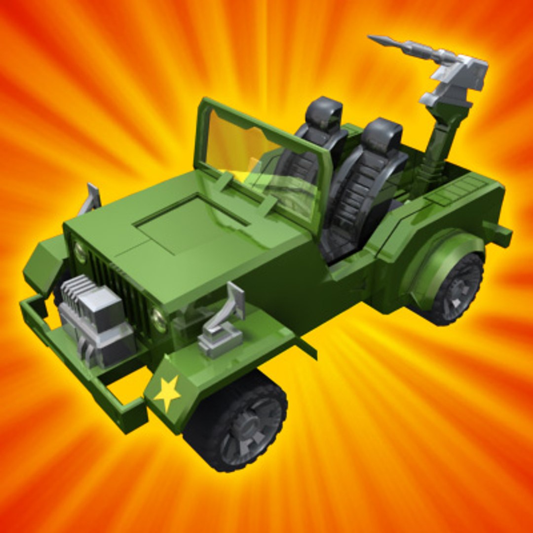 Transforming Robot Jeep 3d Max