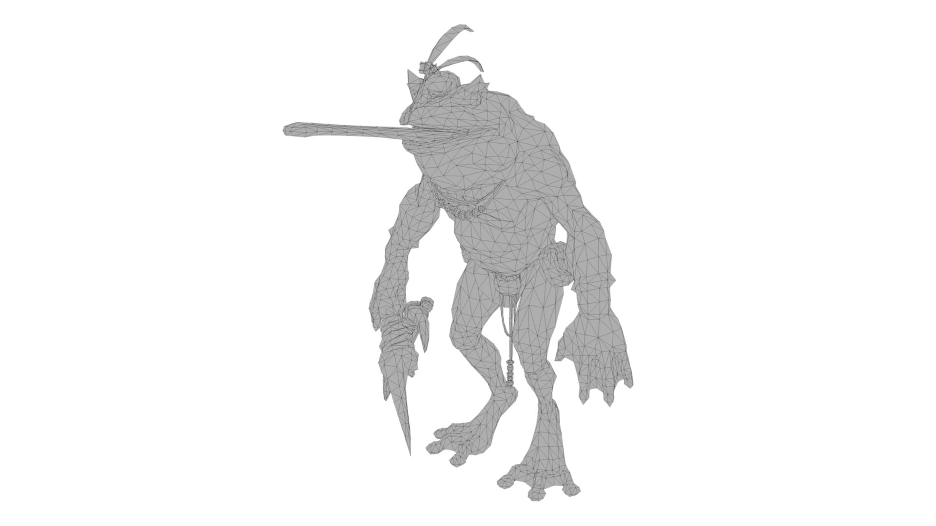 Frog Cartoon Man 3D - TurboSquid 1910584