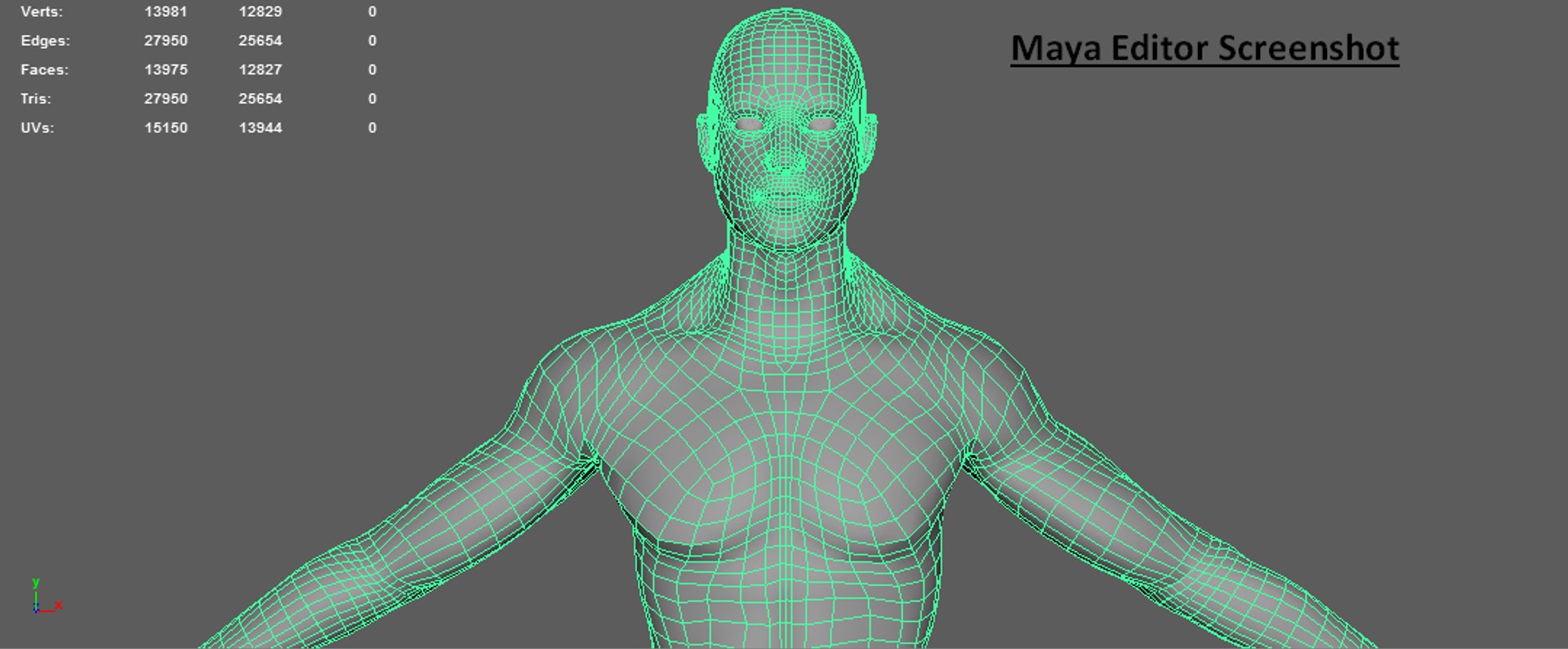 Male Base Mesh 3d Obj
