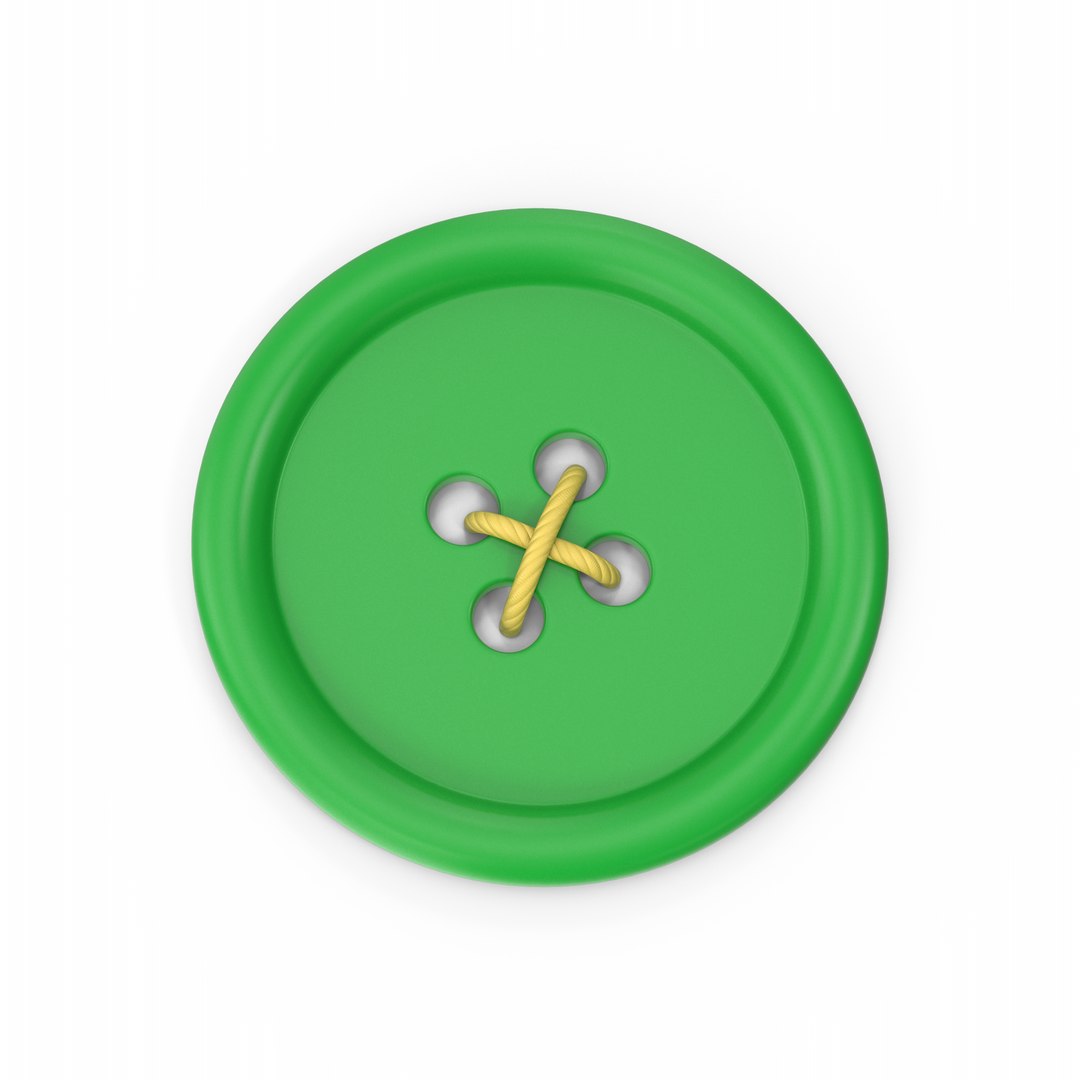 Cloth Button 3D Model - TurboSquid 2228173