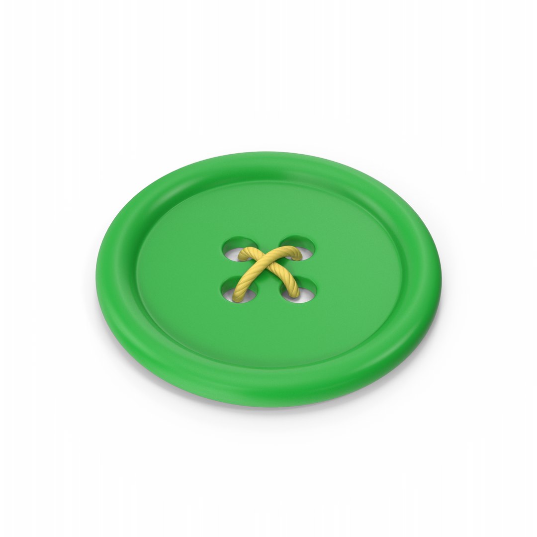 Cloth Button 3D Model - TurboSquid 2228173