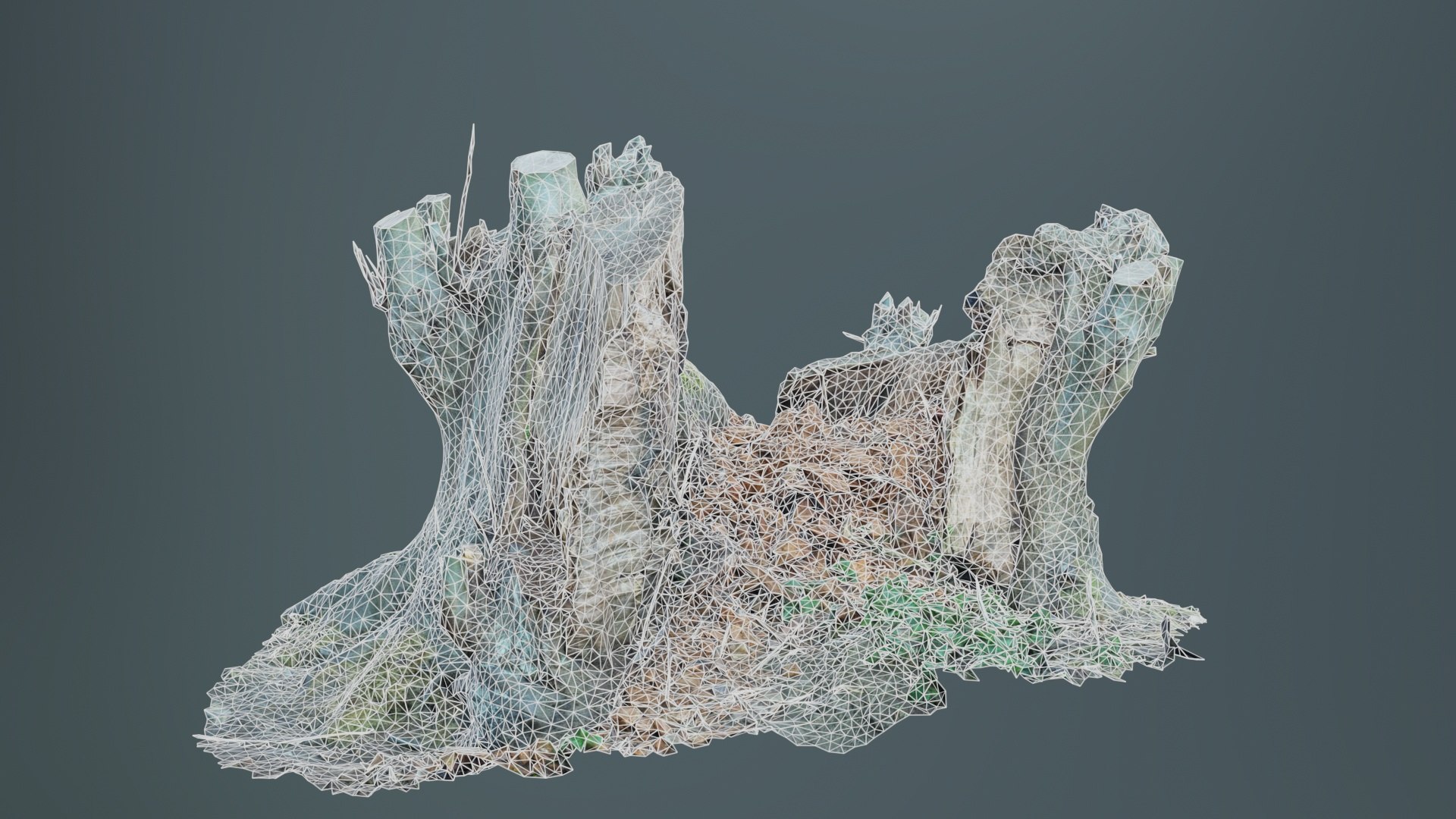 Sawed Off Tree Stump Remastered 3D - TurboSquid 2363150