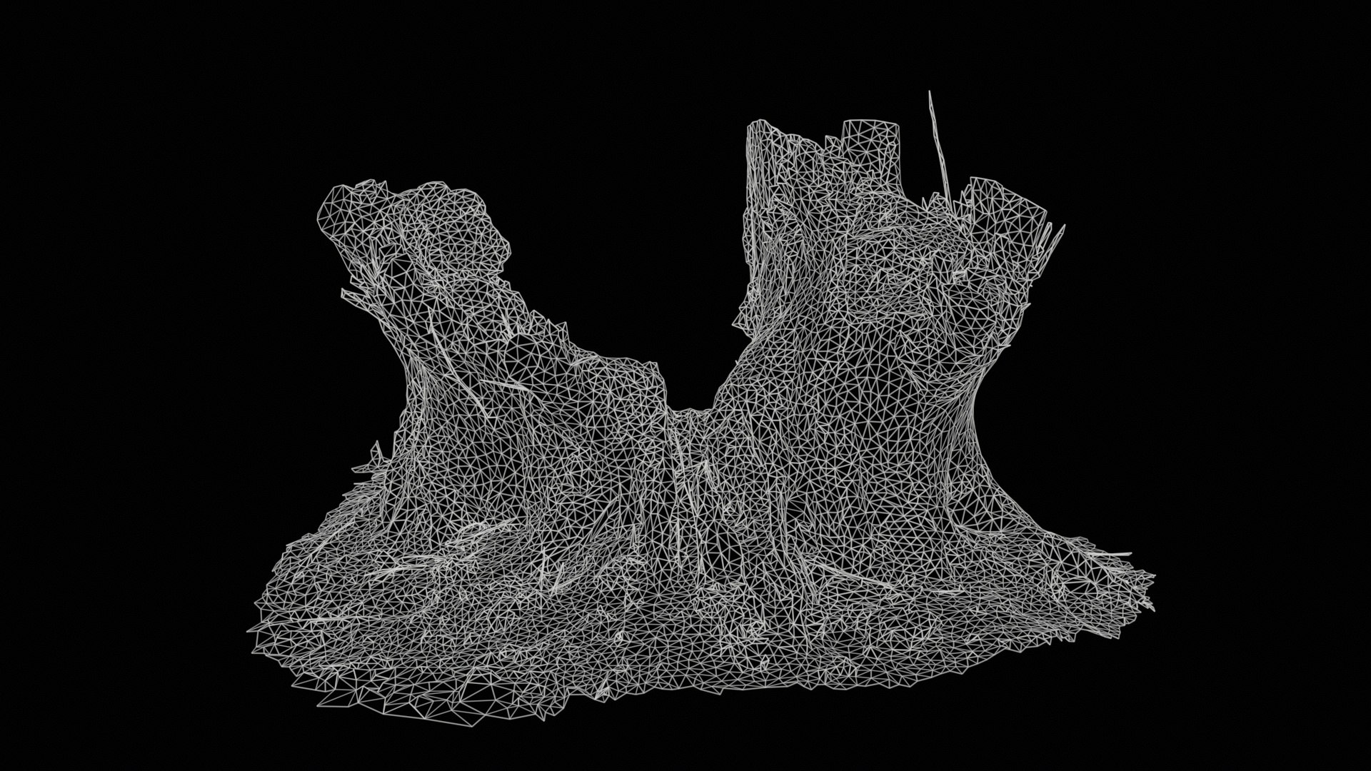 Sawed Off Tree Stump Remastered 3D - TurboSquid 2363150