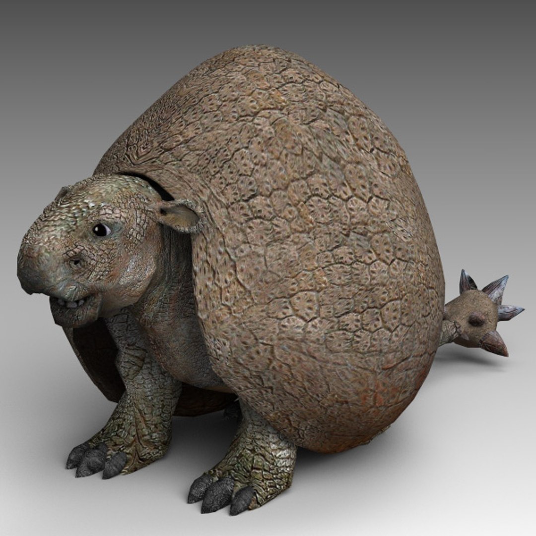 Doedicurus Prehistoric 3d Obj